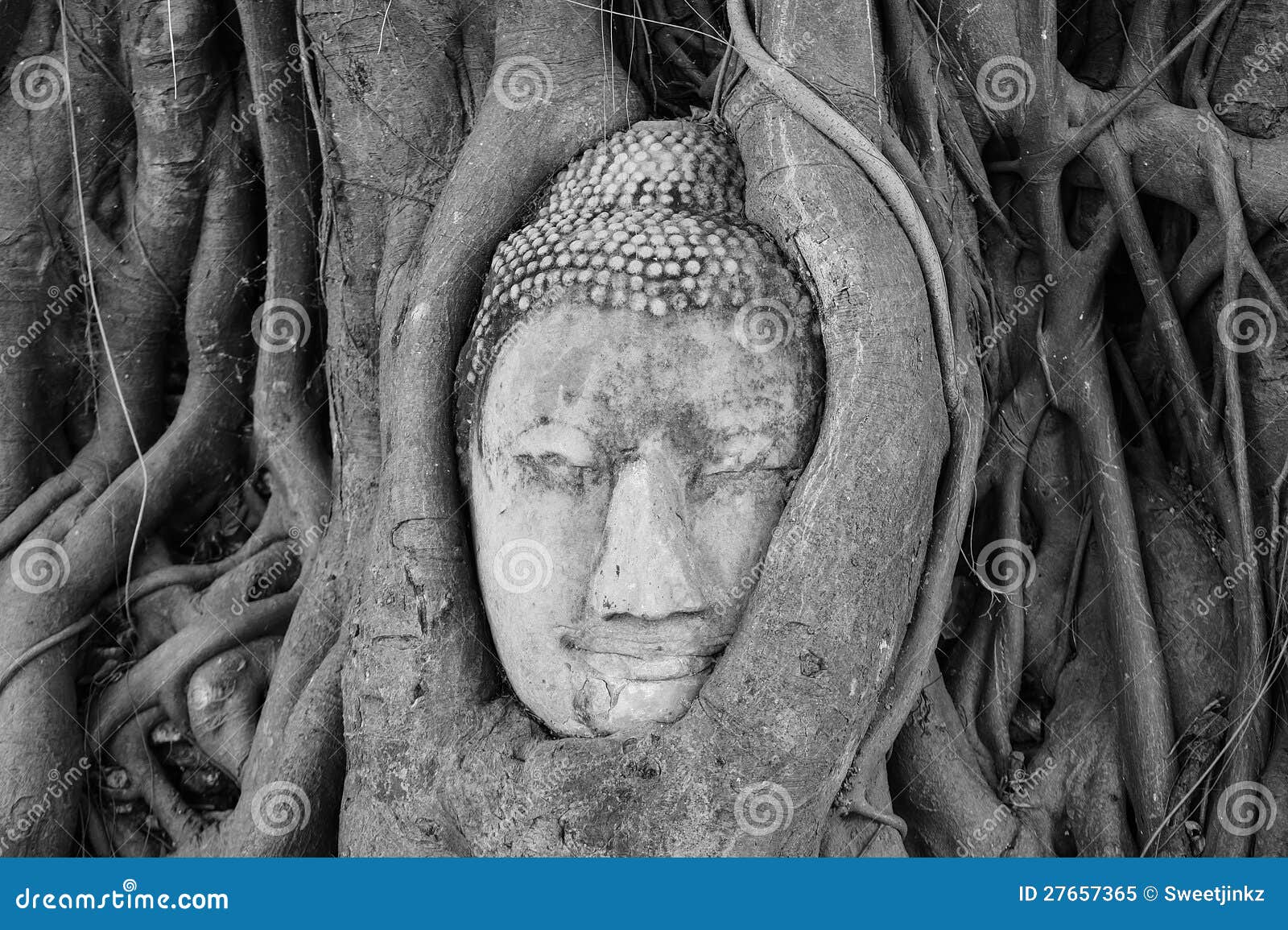 Buddha face stock image. Image of monument, nature, peaceful - 27657365
