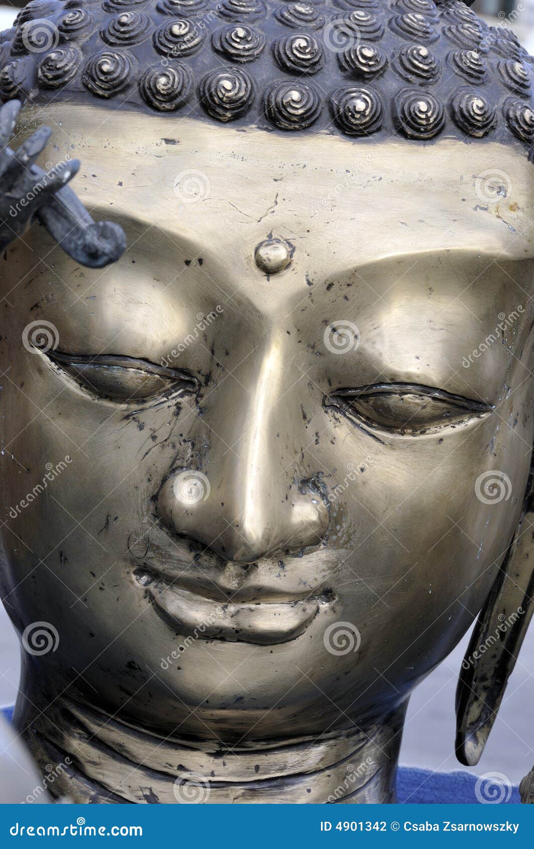 Buddha face stock photo. Image of bronze, calm, buddhism - 4901342