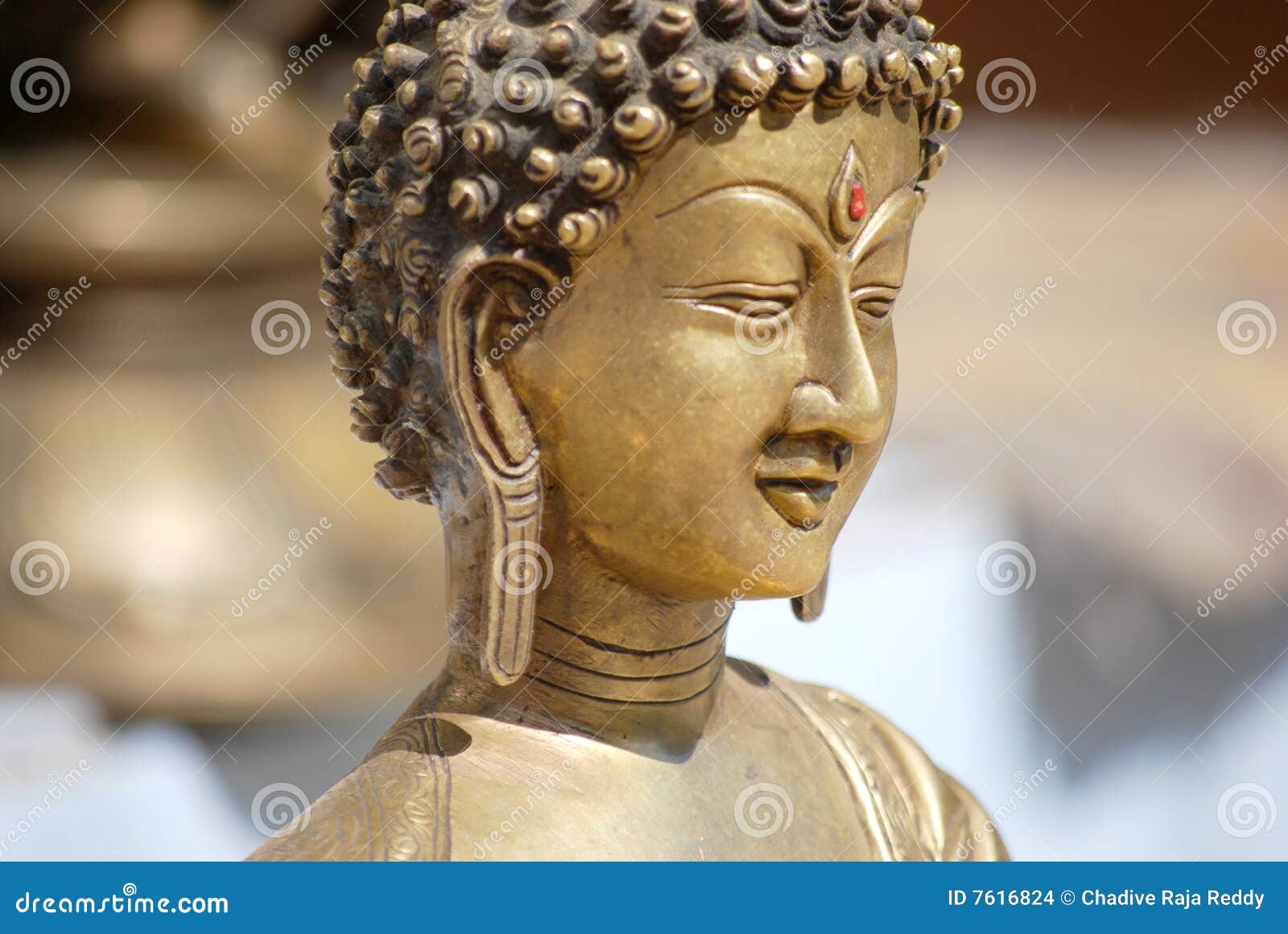 Buddha face stock photo. Image of buddha, religion, studio - 7616824