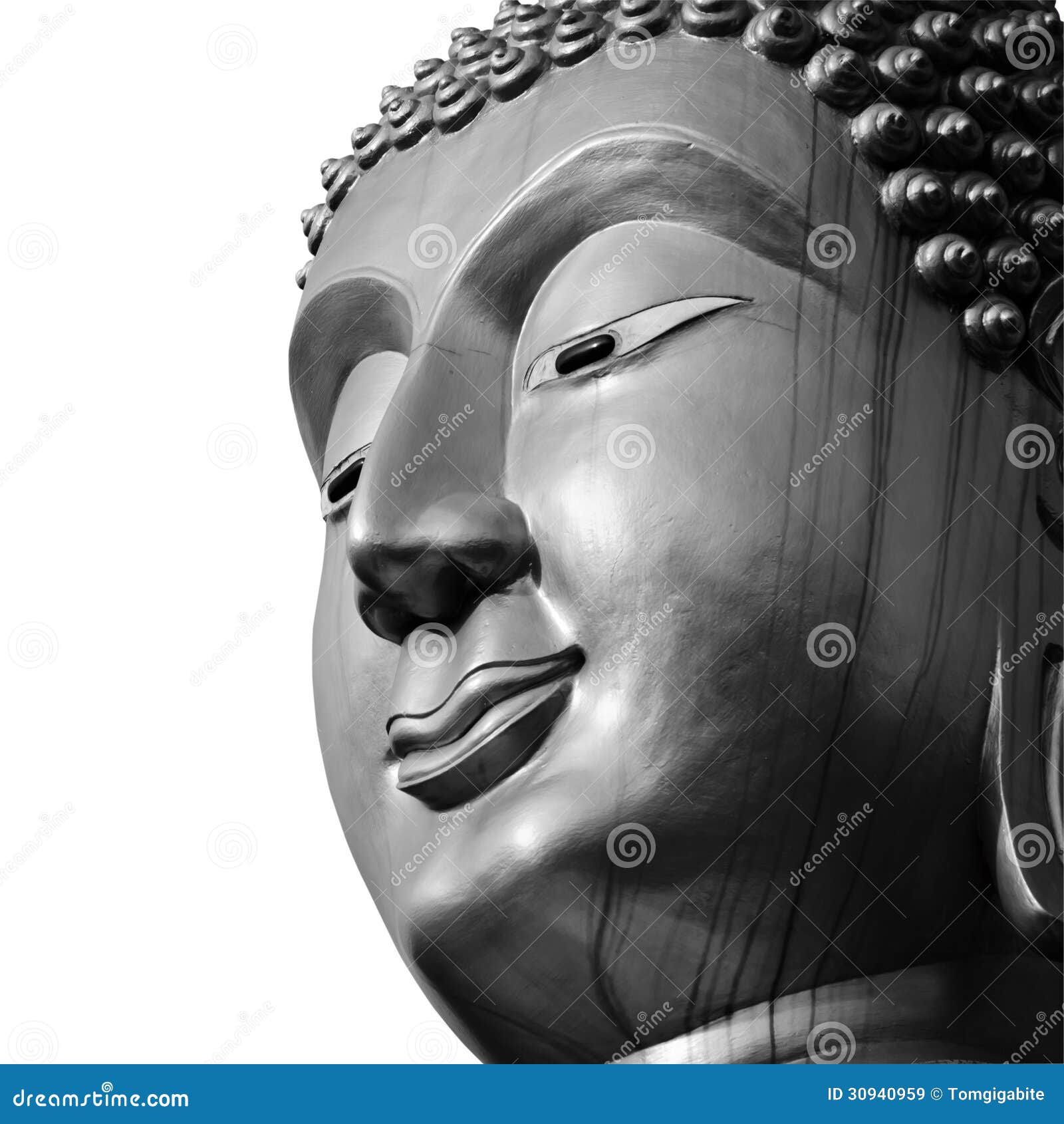 Buddha face stock image. Image of oriental, buddha, meditation - 30940959