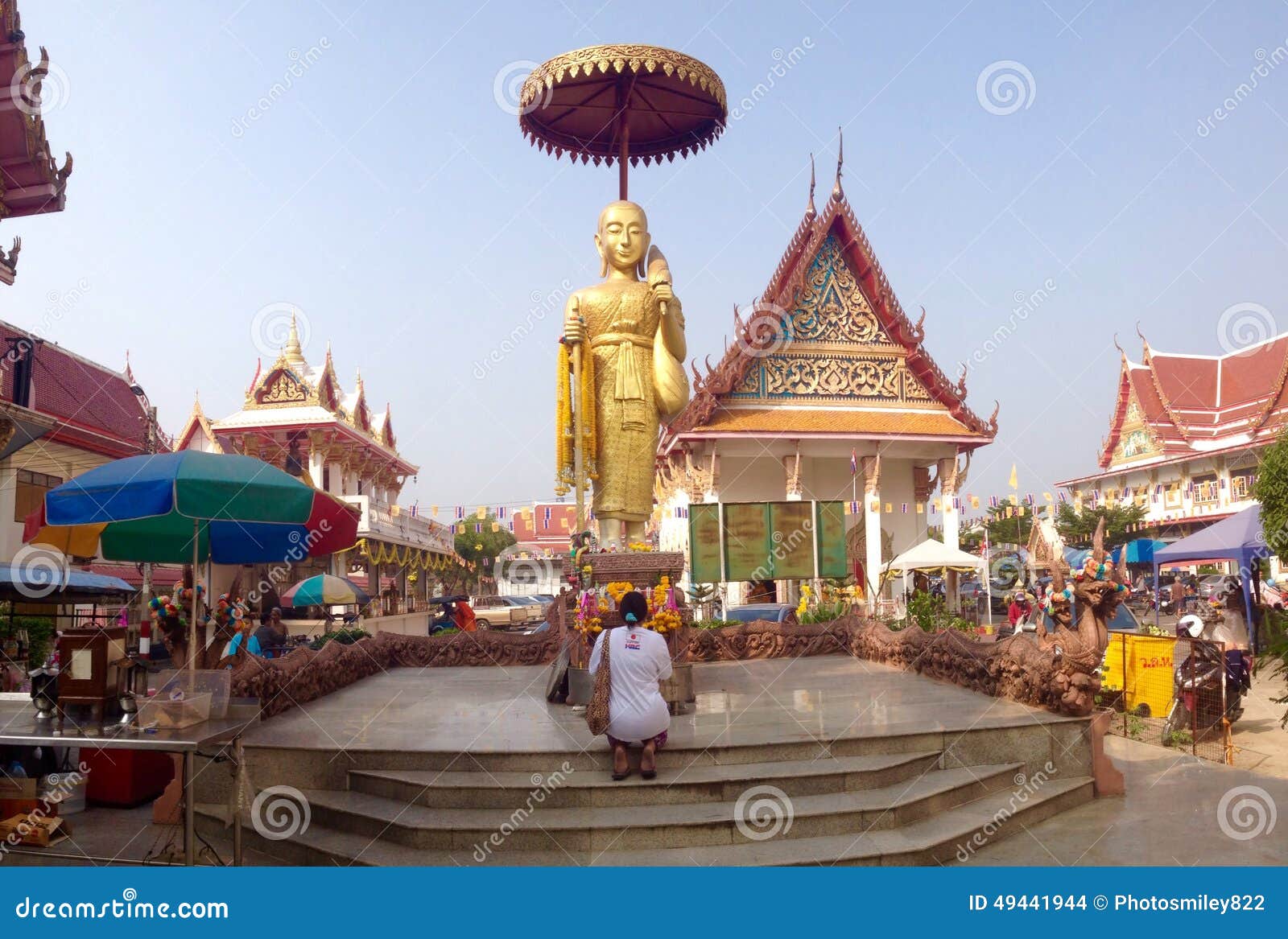 Buddha and Faith editorial stock image. Image of sunshine - 49441944