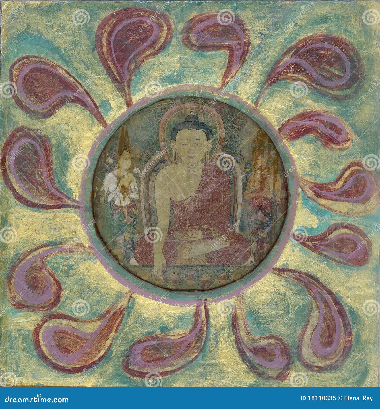 Buddha Flower stock image. Image of power, arts, ancient - 18110335