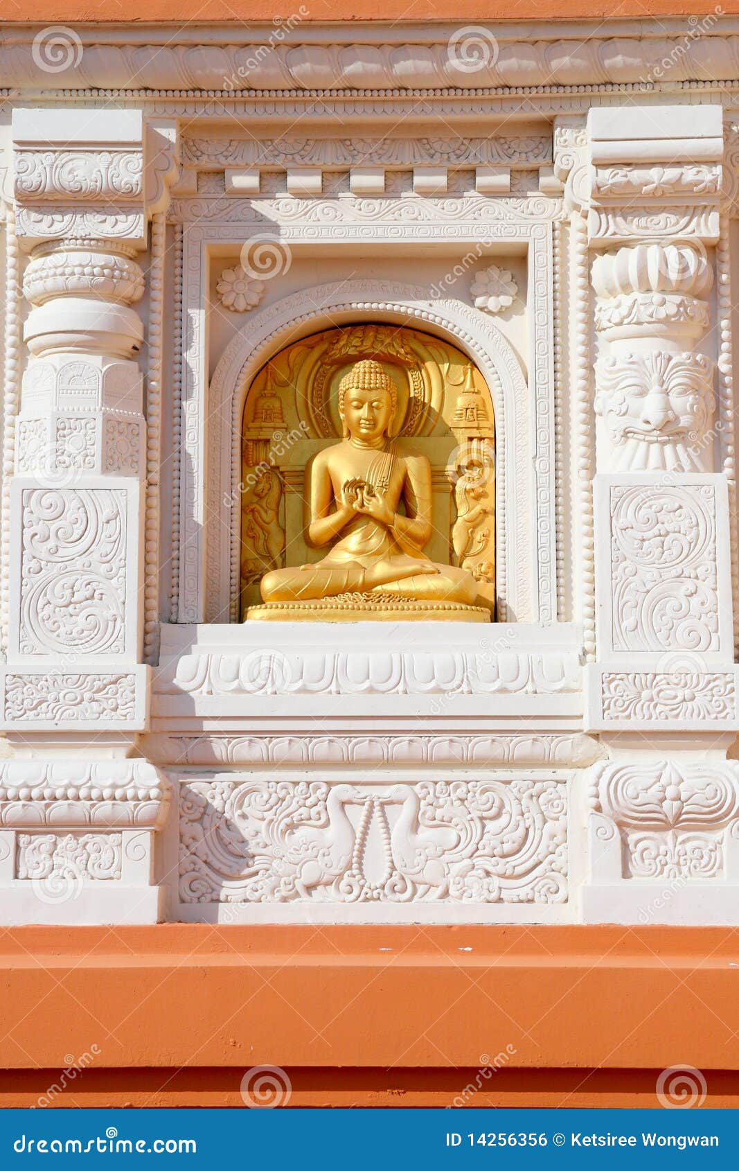 Buddha in frame stock photo. Image of nakornsawan, sunny - 14256356