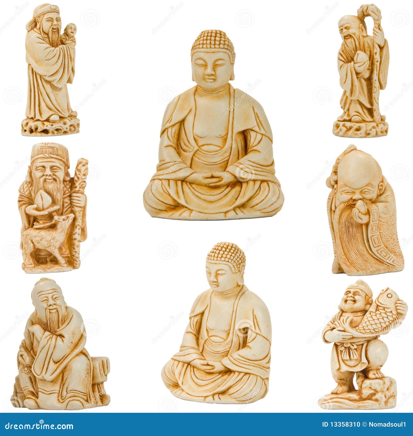 Buddha with friends stock photo. Image of spirituality - 13358310