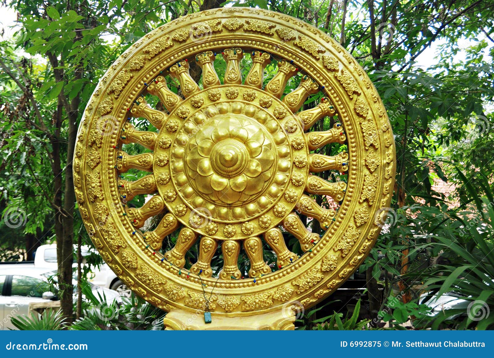 BUDDHA GEAR WHEEL stock image. Image of asian, belief - 6992875