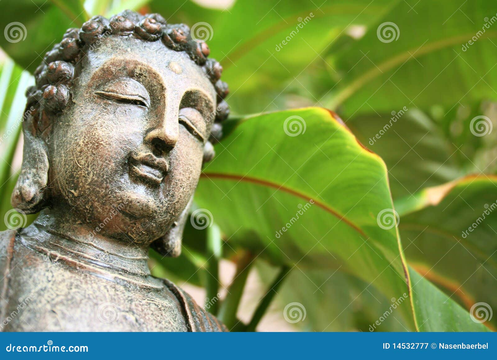 Buddha with green stock image. Image of green, buddha - 14532777