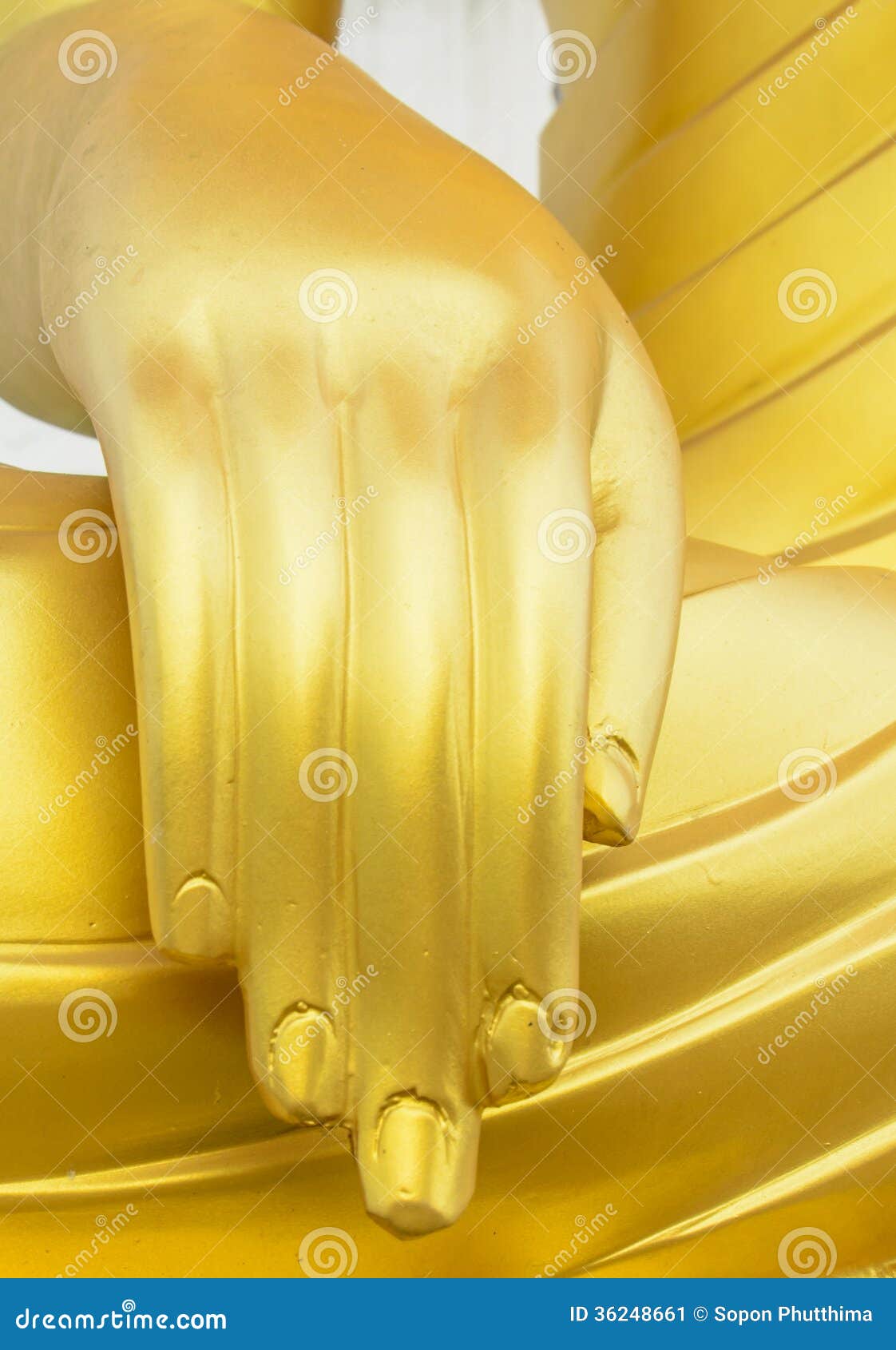 Buddha hand stock image. Image of culture, gold, yellow - 36248661