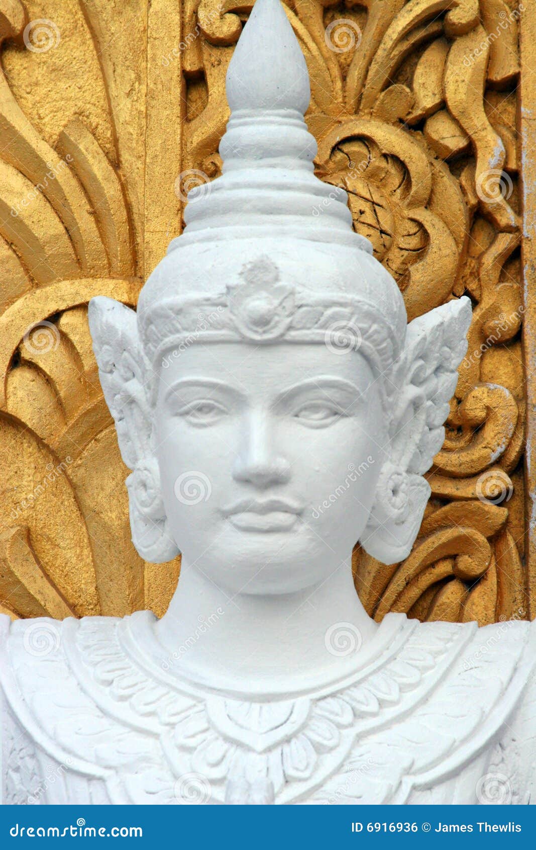 Buddha head, stock photo. Image of statues, pagoda, face - 6916936