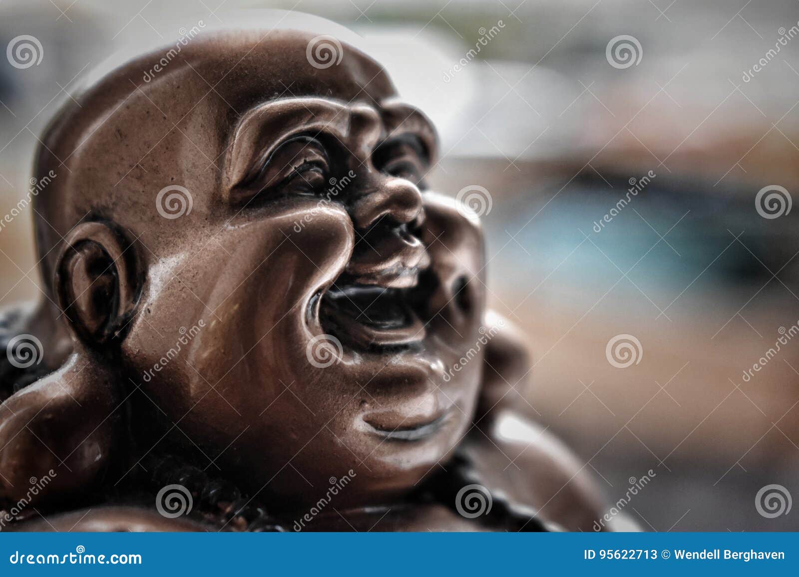 Buddha head stock image. Image of close, buddha, laugh - 95622713
