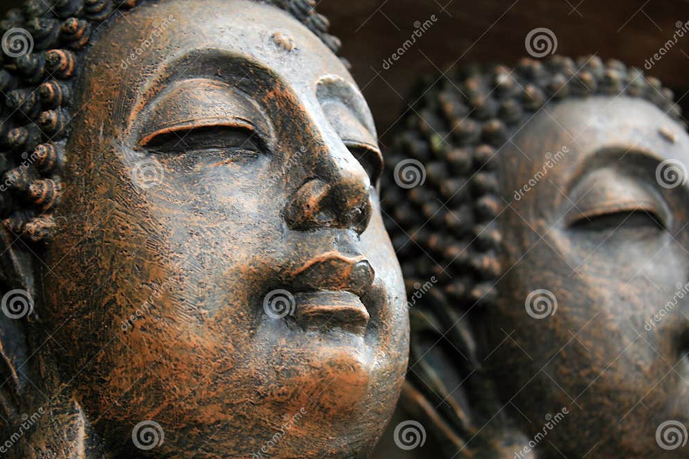 Buddha stock image. Image of hinduism, heads, head, sculpture - 79384753