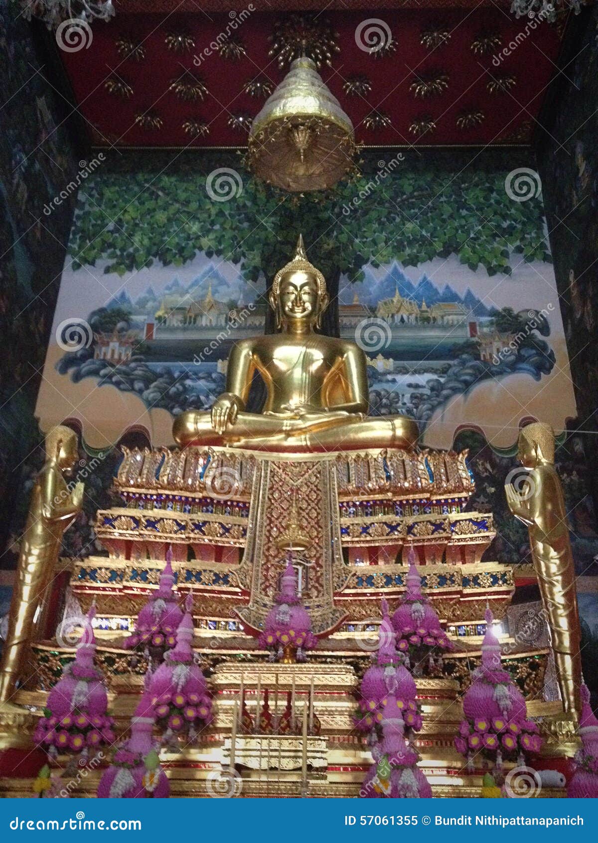 Buddha image stock image. Image of watraiking, thailand - 57061355