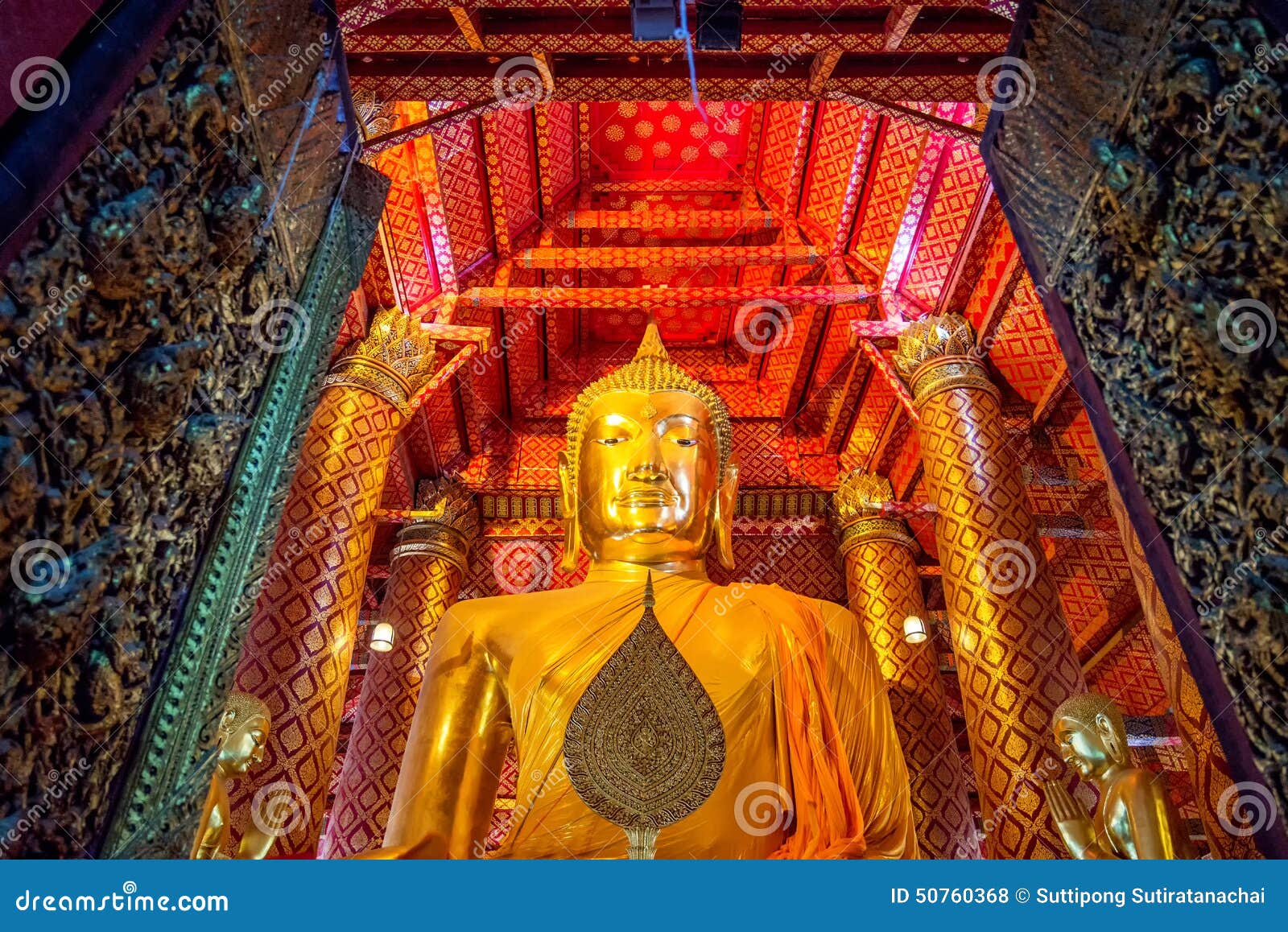 Wat Phanan Choeng Is A Buddhist Temple The Huge Buddha Statue Called ...