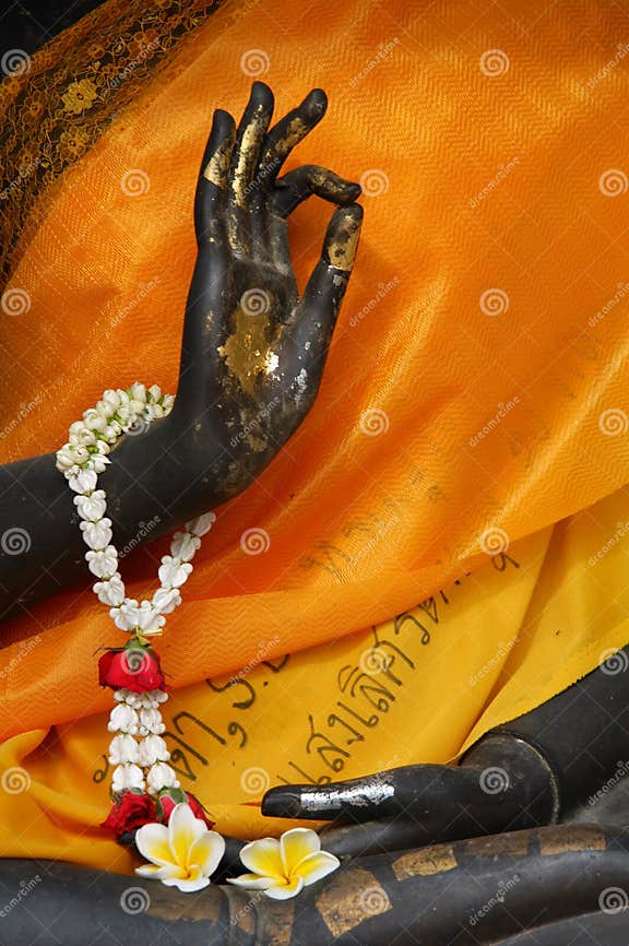 Buddha Making OK Sign stock image. Image of alright, good - 587935