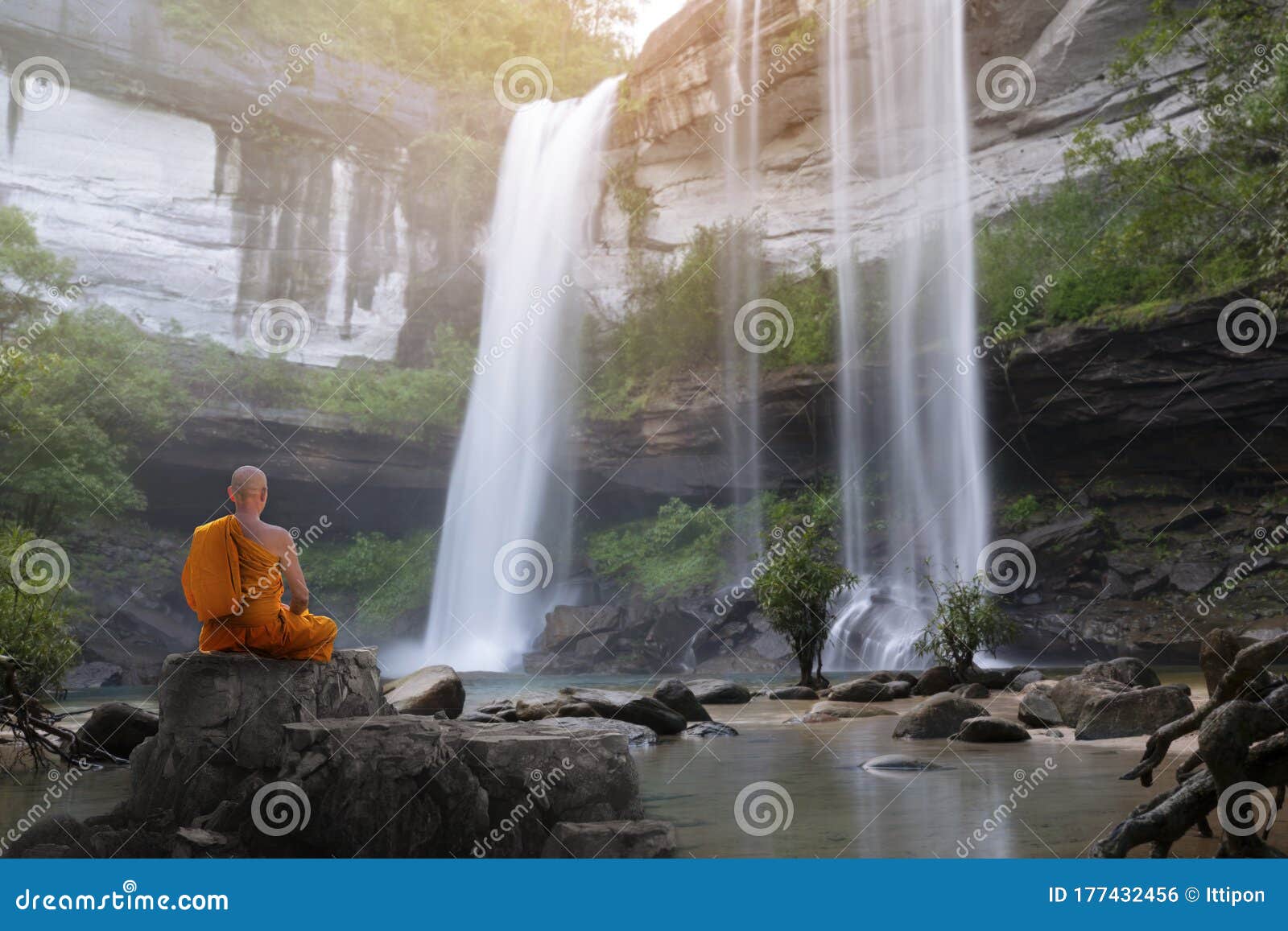 Buddha Monk Practice Meditation Editorial Photo - Image of culture ...