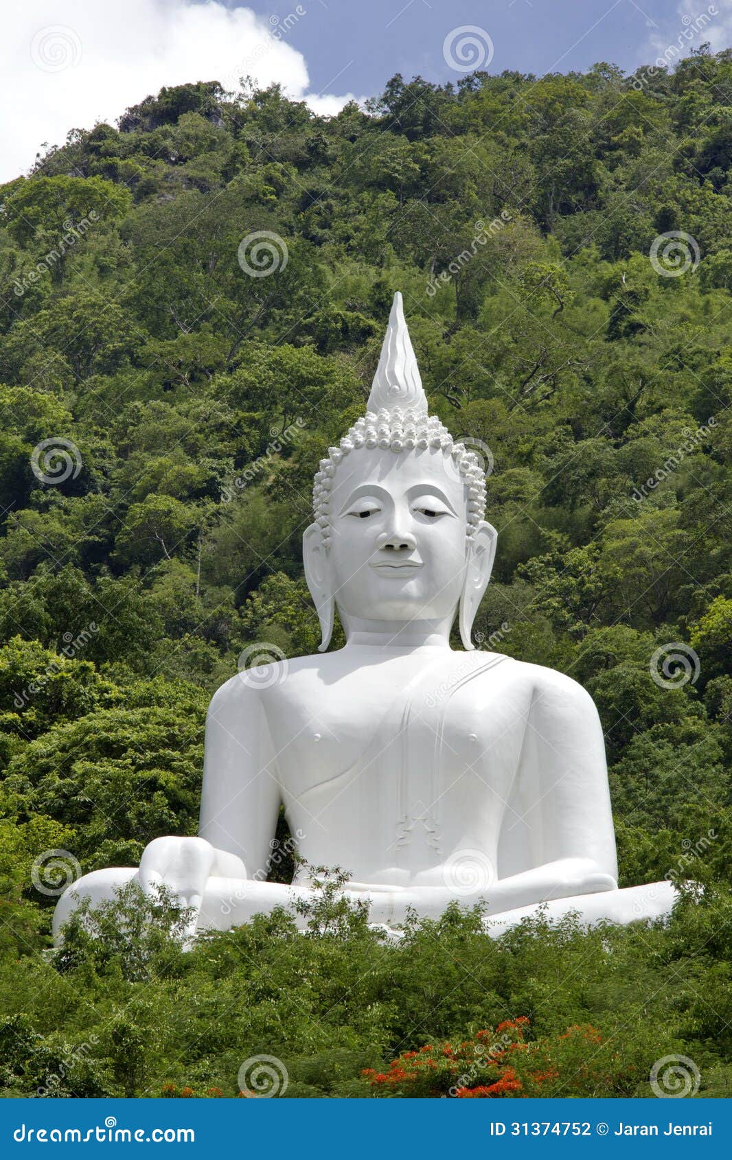 Buddha and nature. stock photo. Image of statue, asia - 31374752