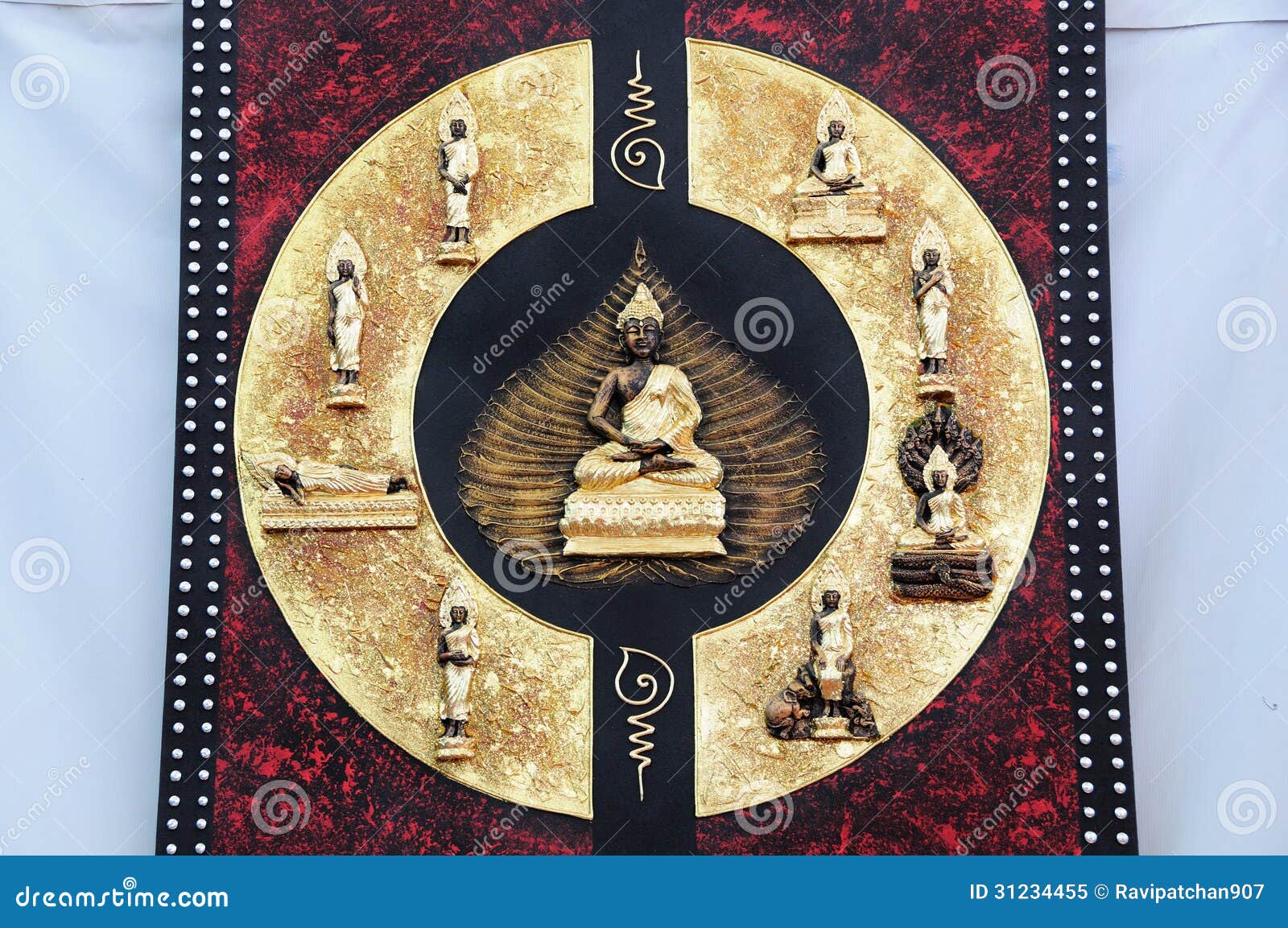 Buddha Posture Exercise For Physical Body Stock Photography ...