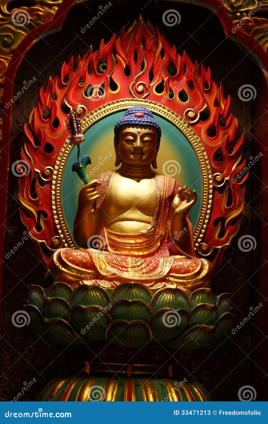 Buddha Posture Exercise For Physical Body Stock Photography ...