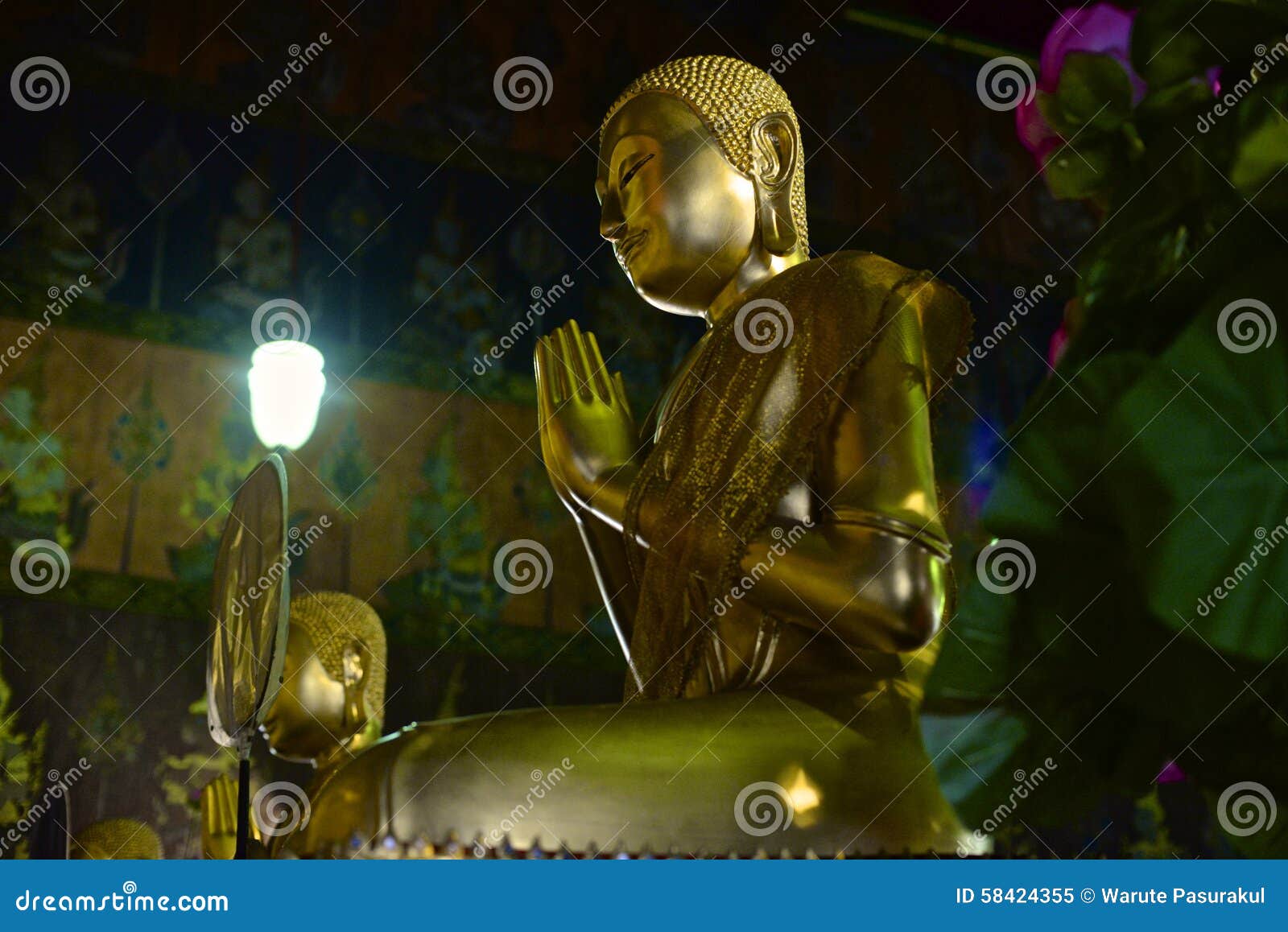 Buddha praying stock image. Image of buddha, religious - 58424355