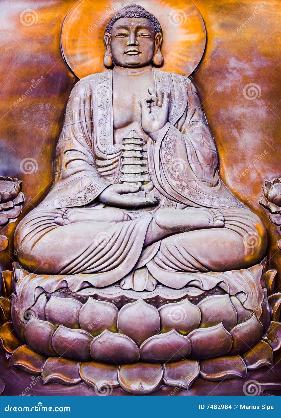 Buddha Profile stock photo. Image of monument, ying, buddha - 7482984