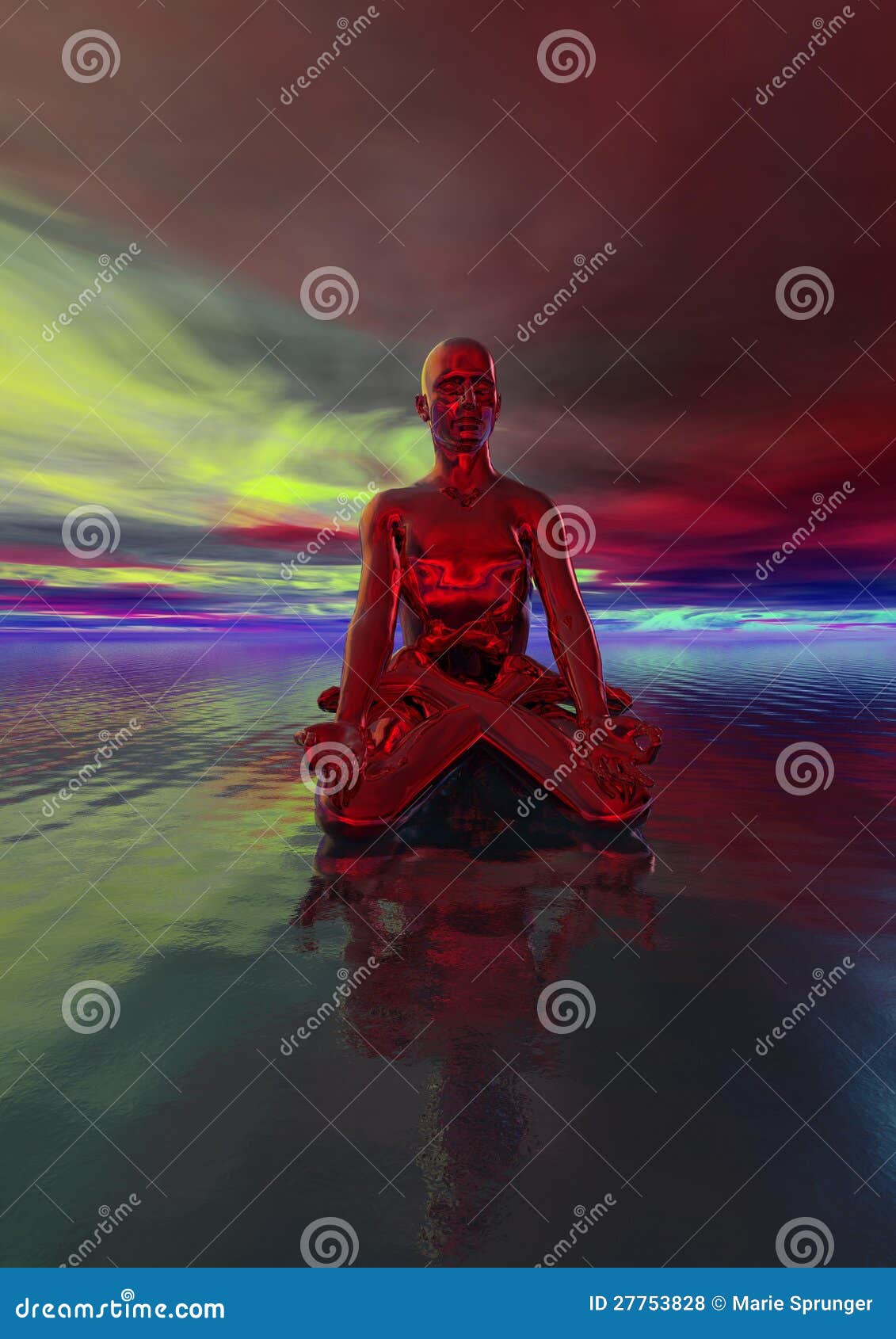 Buddha red stock illustration. Illustration of copy, japanese - 27753828