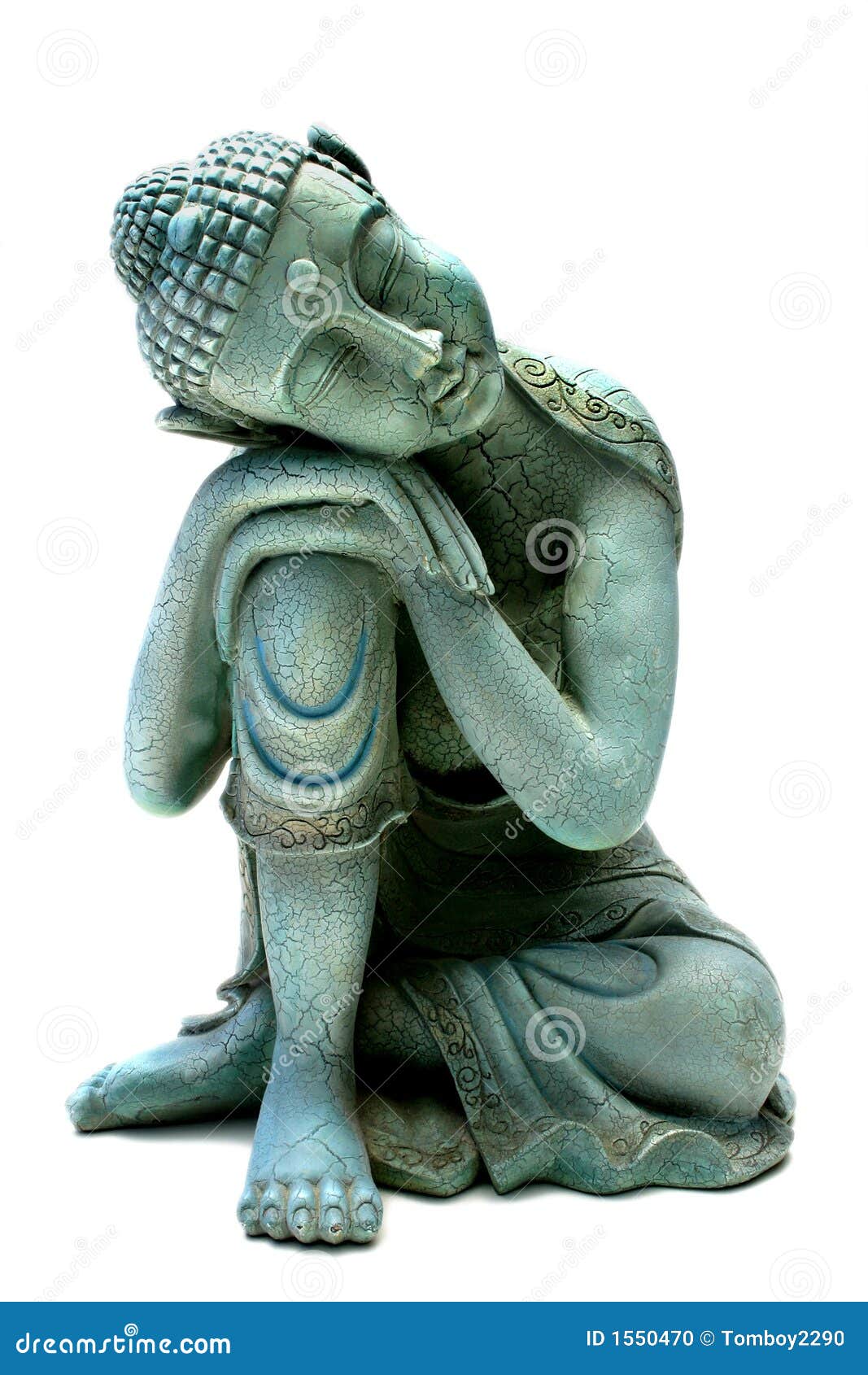 Buddha relaxing stock photo. Image of isolated, religion - 1550470