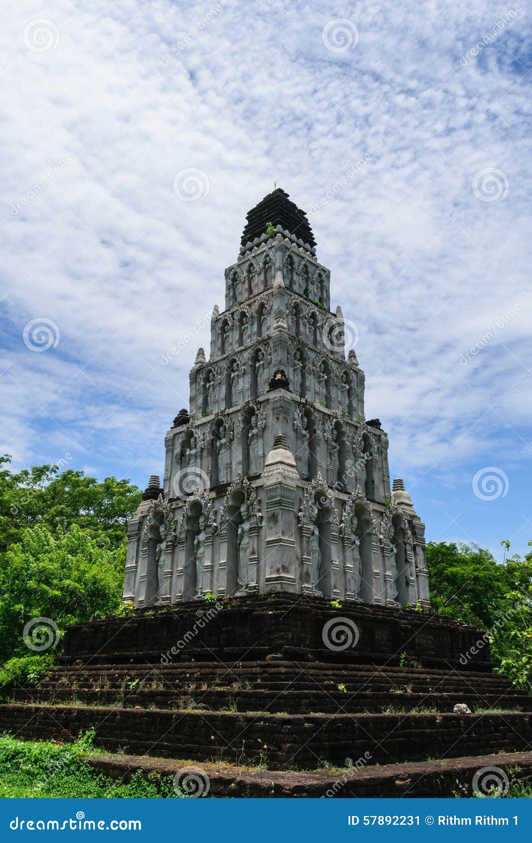 Buddha relics stock image. Image of outdoors, cloud, architecture ...