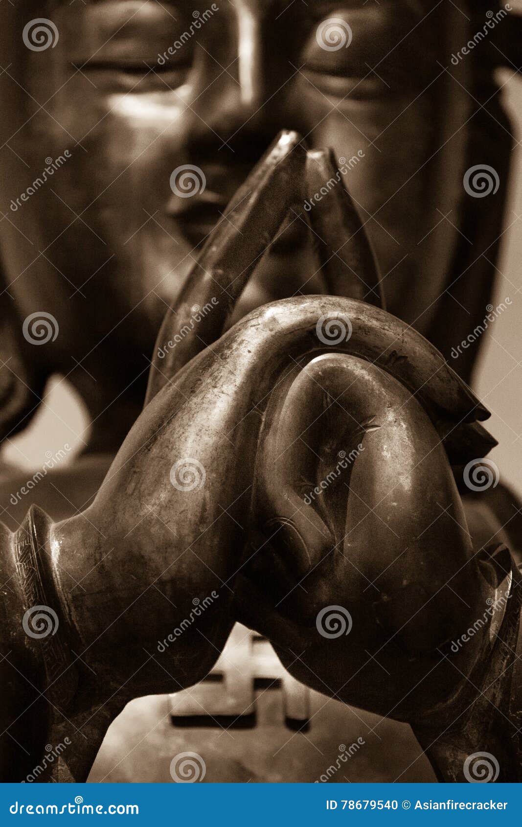 Buddha s Prayer stock photo. Image of buddha, orient - 78679540