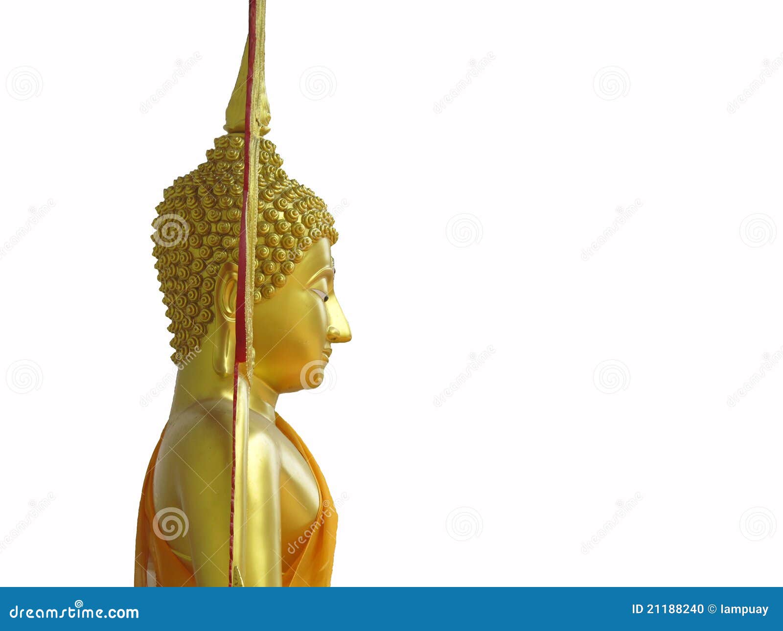 Buddha s side face stock photo. Image of icon, asia, head - 21188240