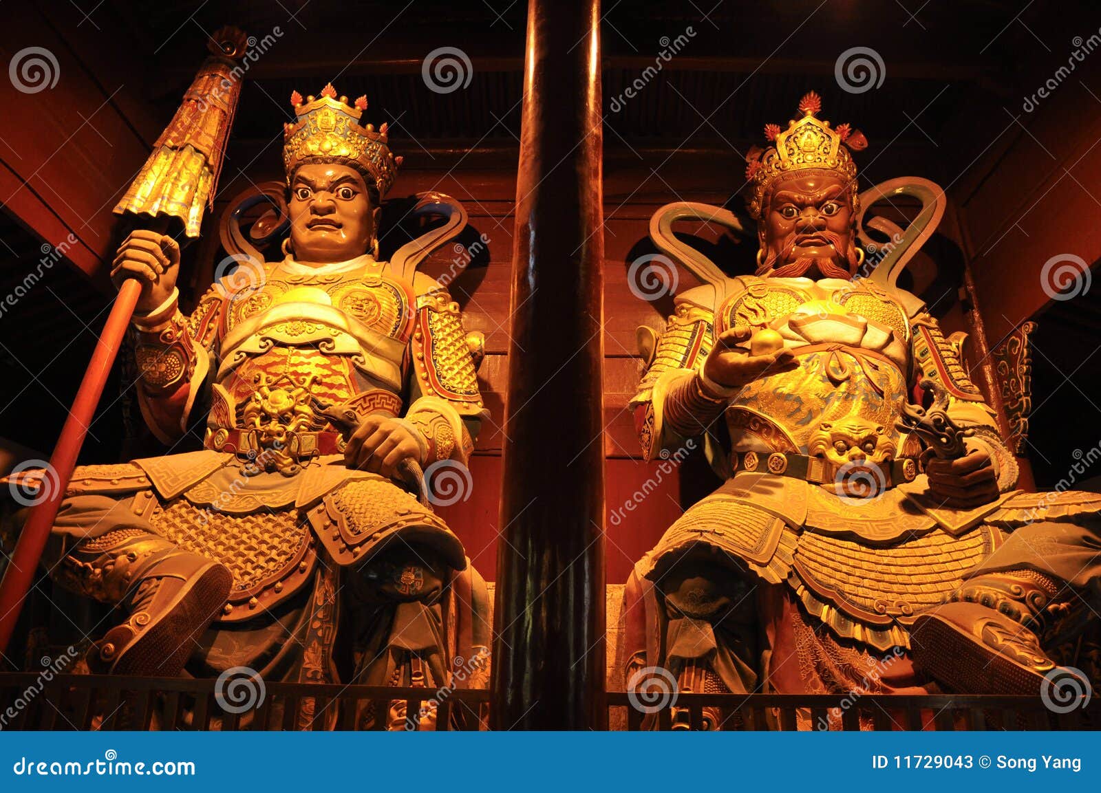 Buddha s warrior attendant stock image. Image of attendant - 11729043