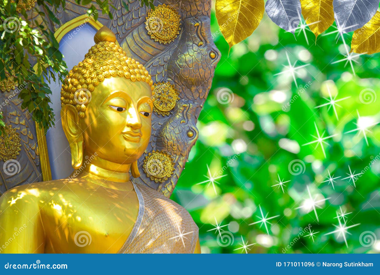 .the Buddha Sat Under the Tree Stock Photo - Image of concept, culture ...
