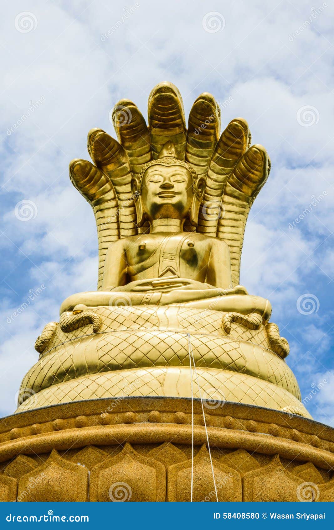 Buddha seven kings stock photo. Image of buddhist, thailand - 58408580