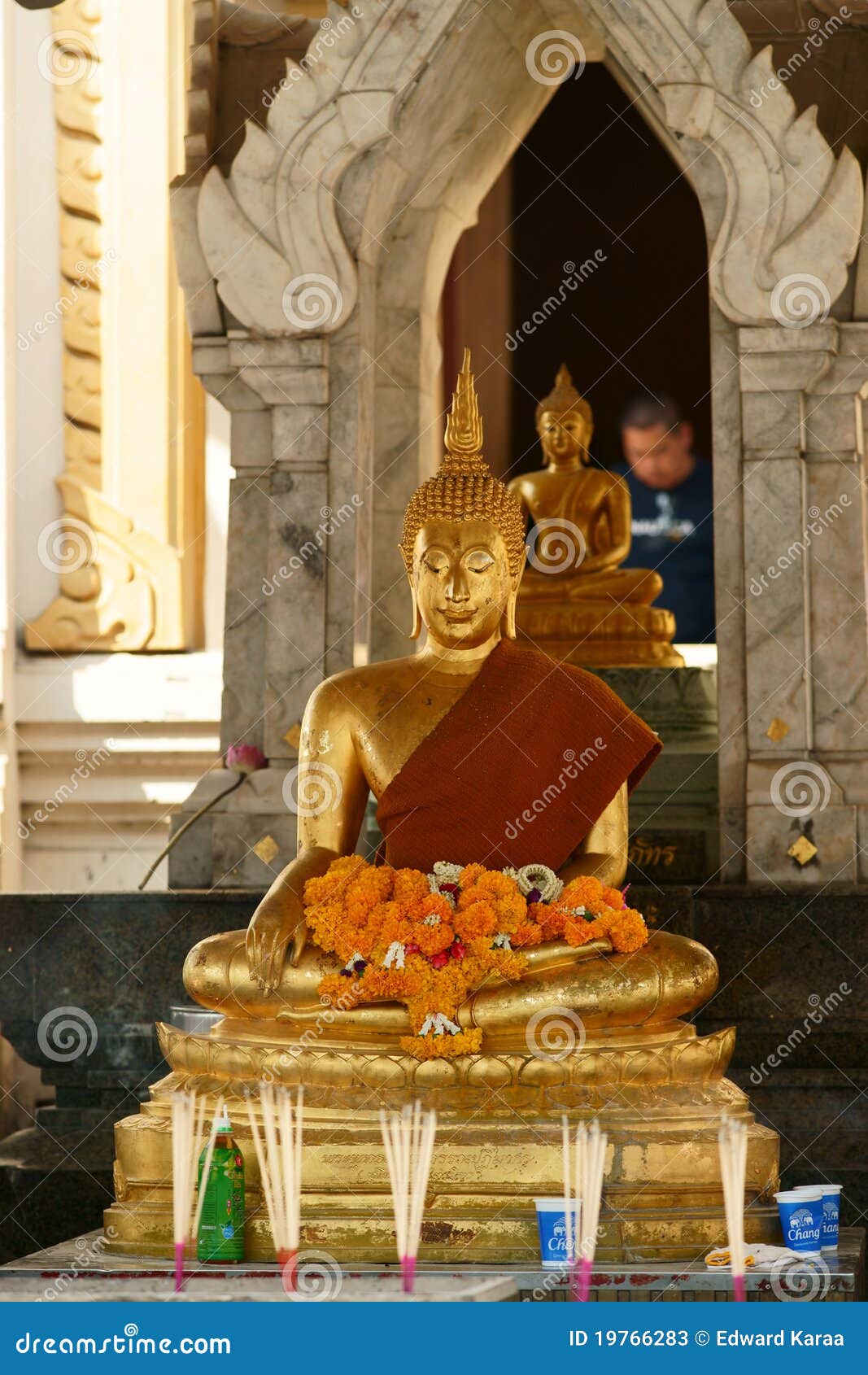 Buddha Shrine editorial stock photo. Image of golden - 19766283
