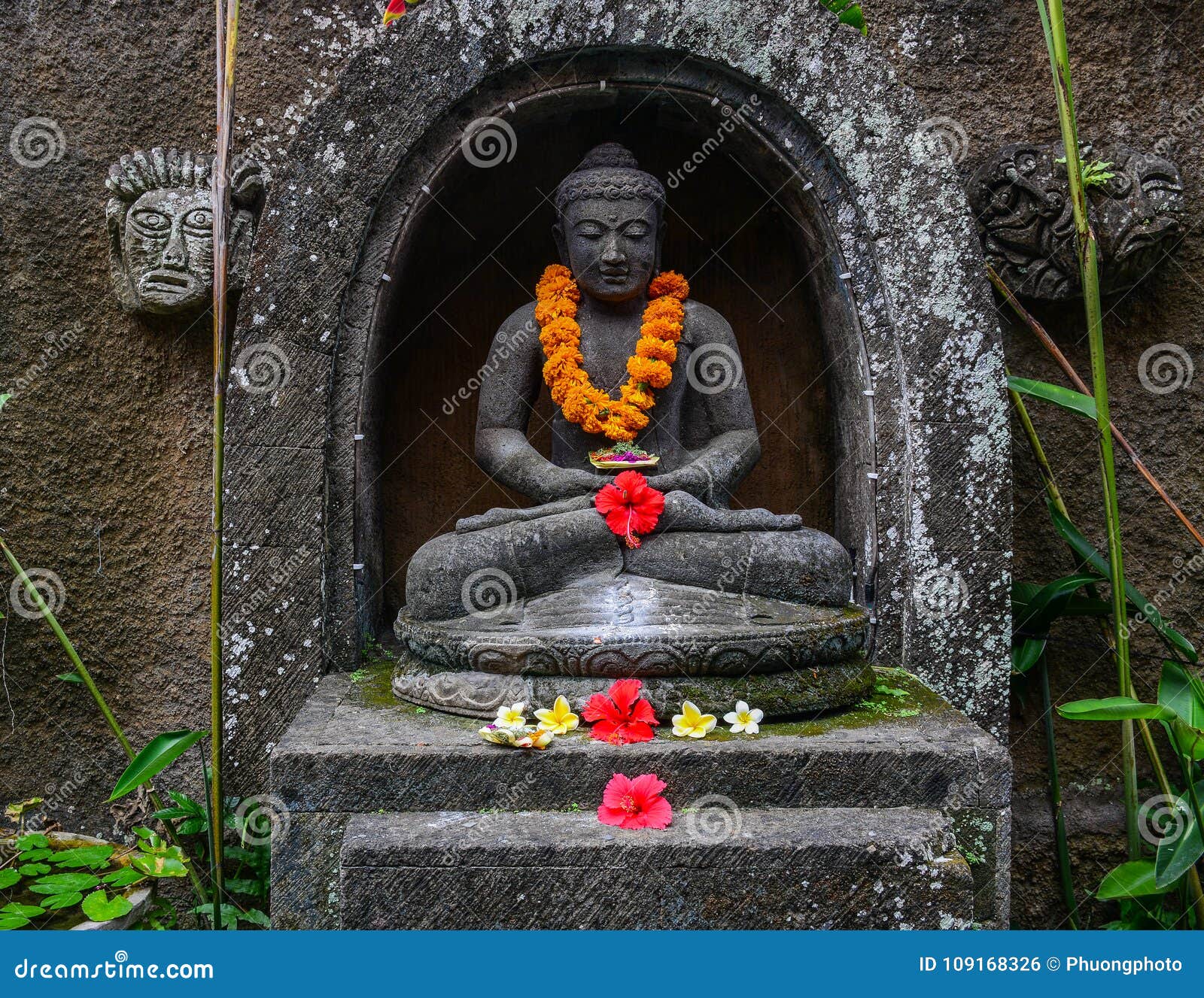 Buddha Statue in Bali, Indonesia Stock Photo - Image of indonesia ...