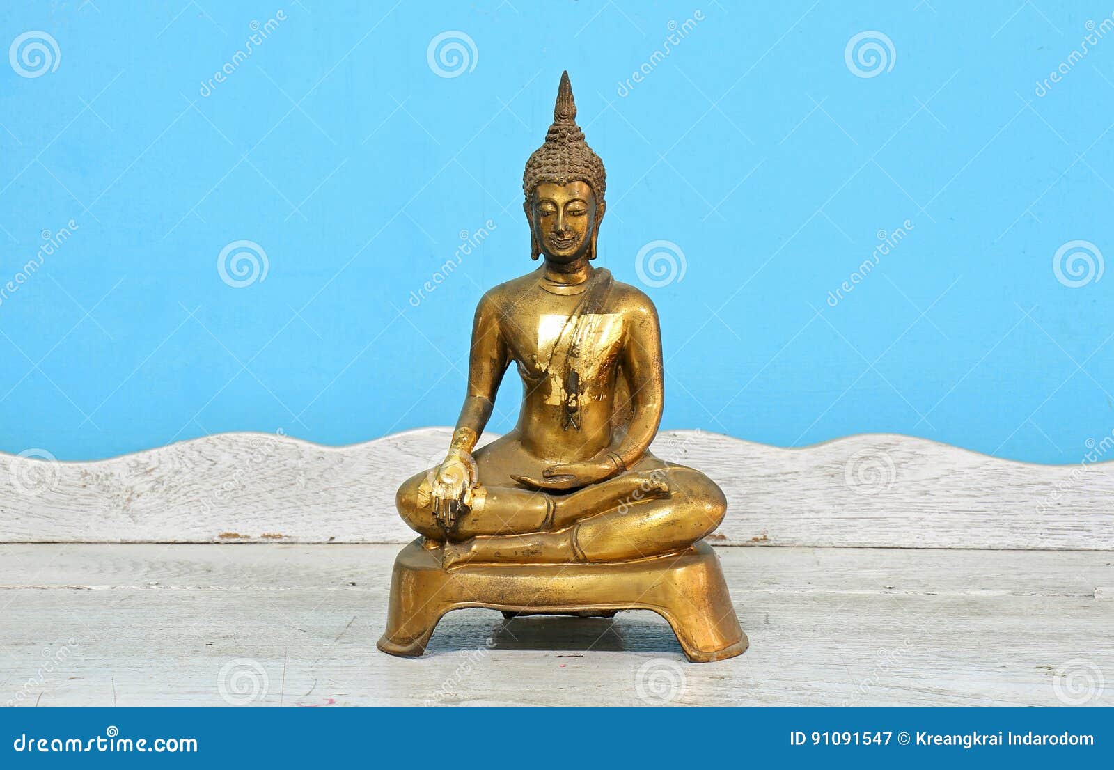Buddha statue, antique. stock image. Image of peace, culture - 91091547
