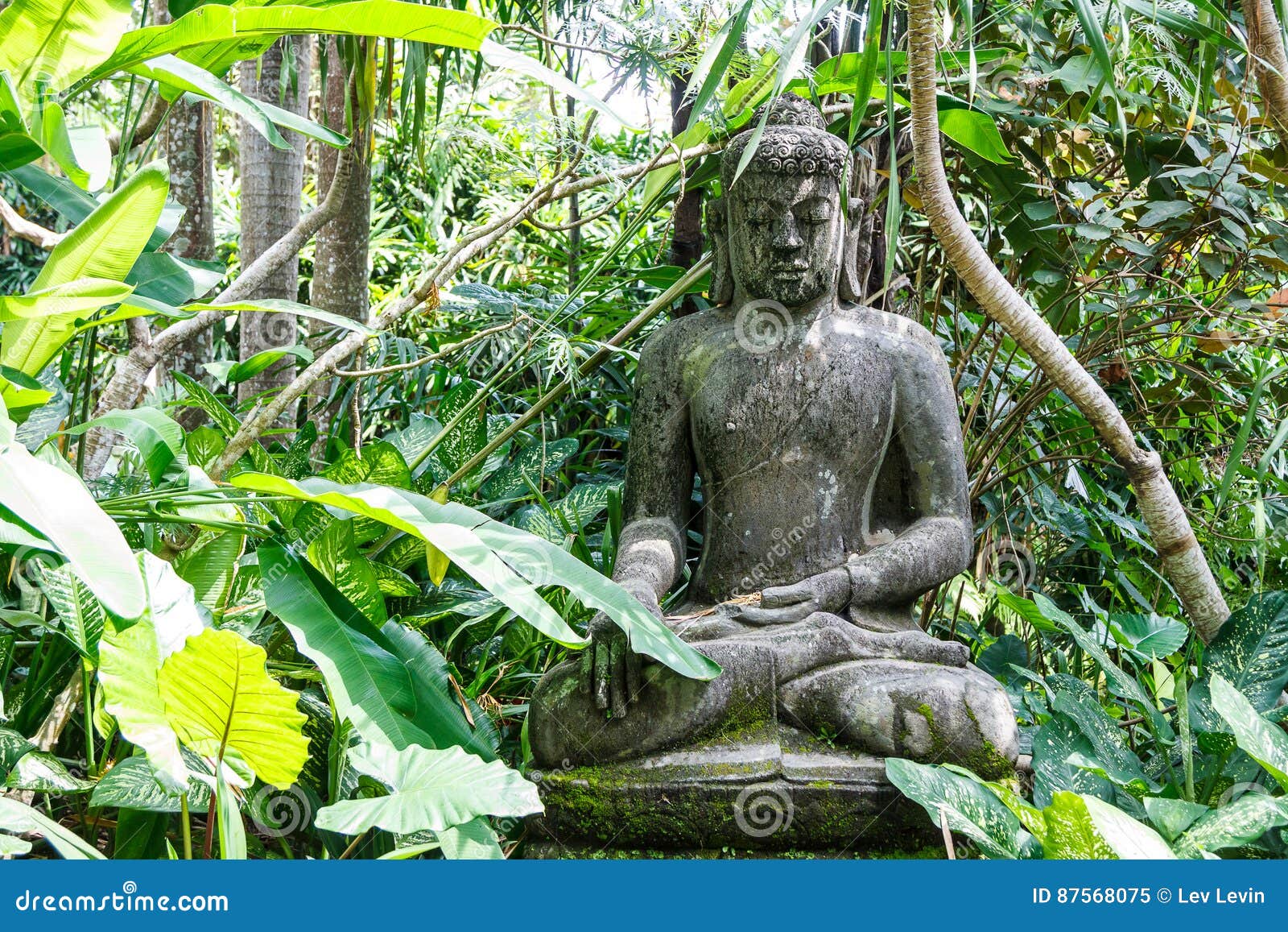 Buddha Statue in Bali Bird Park Stock Image - Image of asia, buddhism ...