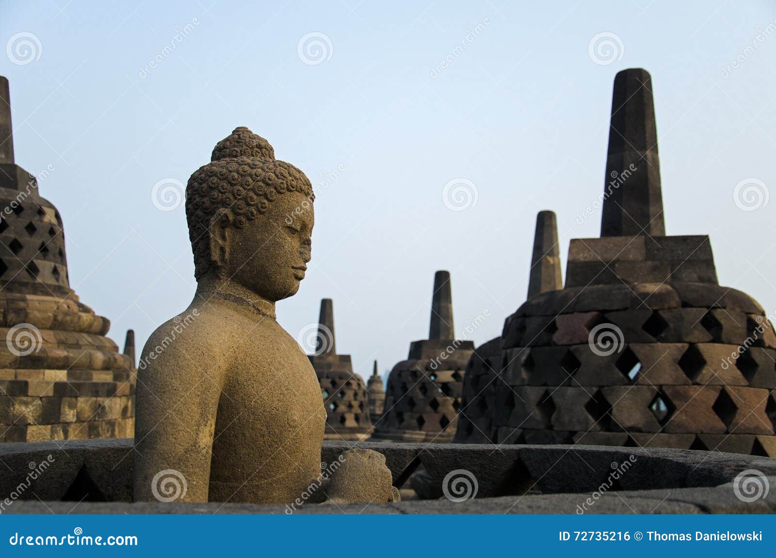 Buddha Statue at Borobudur stock photo. Image of stupa - 72735216