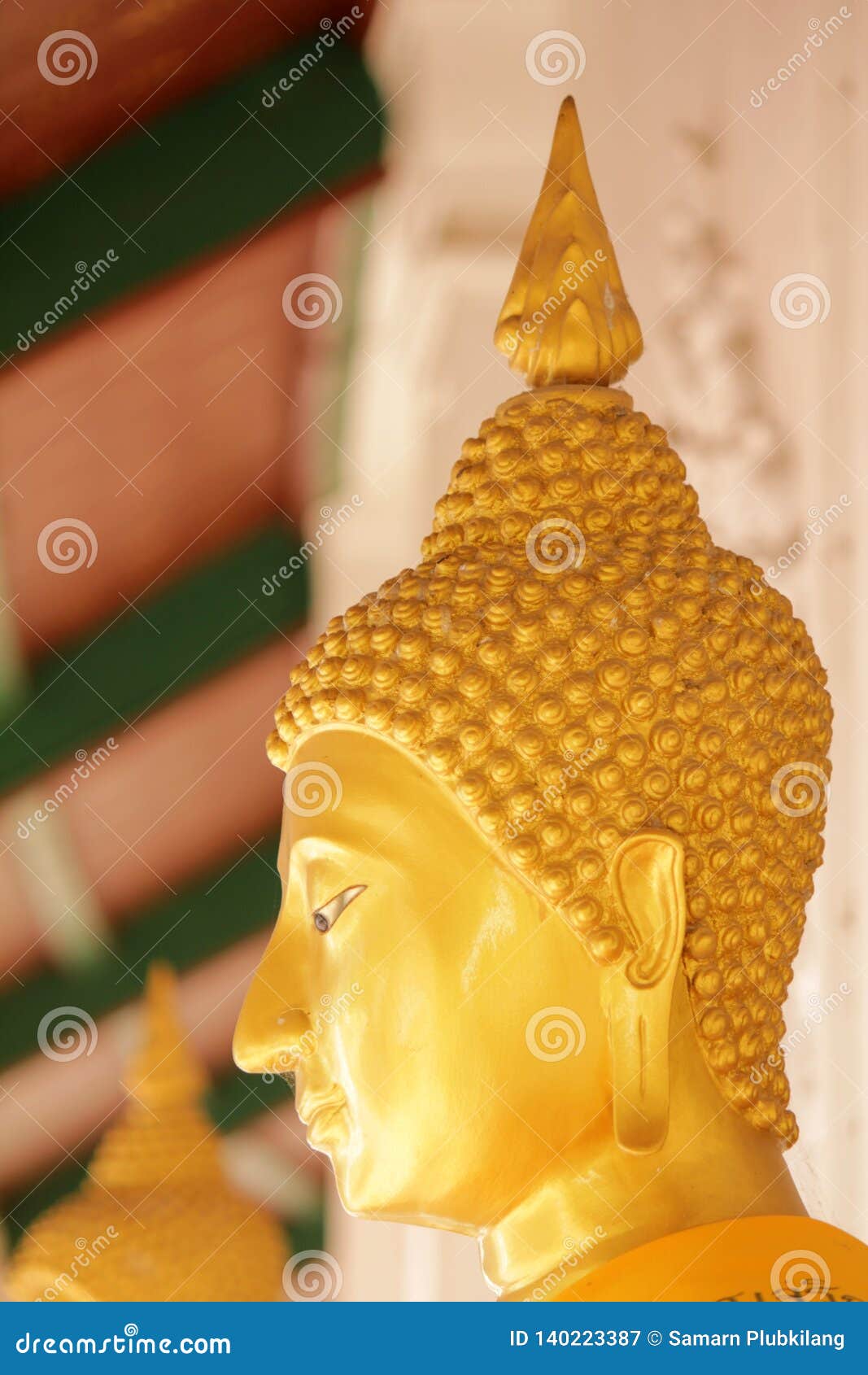 Buddha Statues in Various Postures Stock Image - Image of asia, gold ...