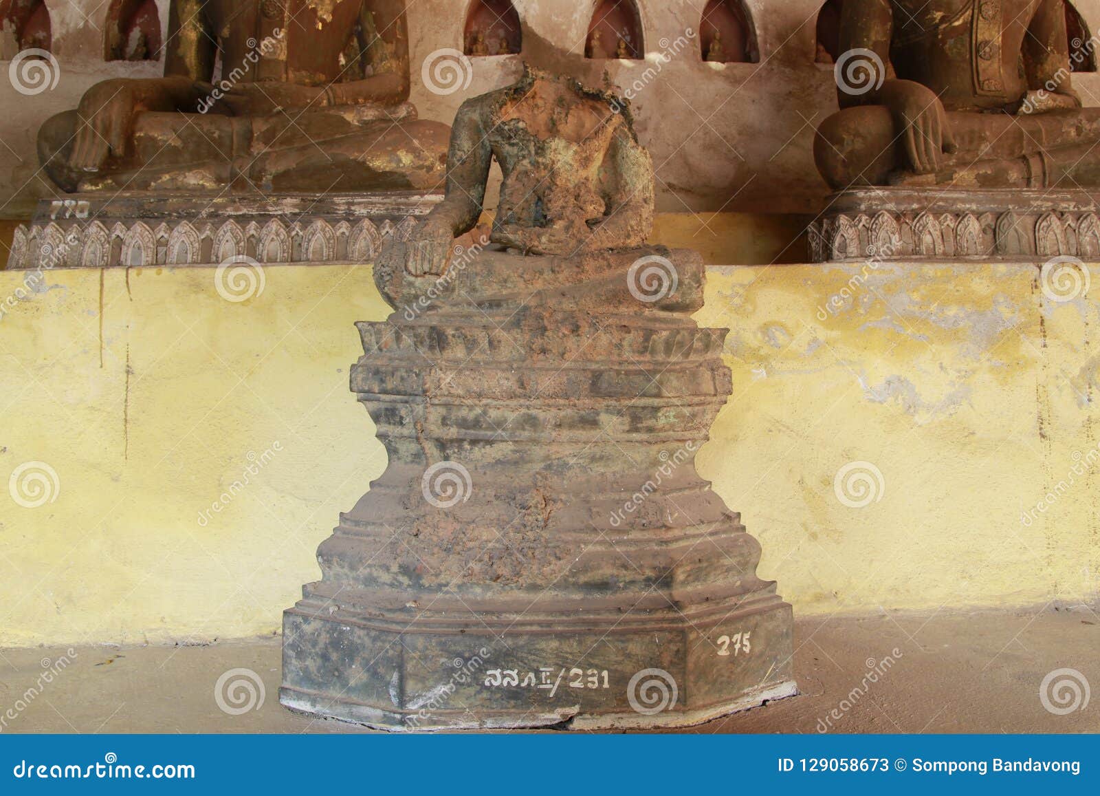Buddha statue stock image. Image of temple, buddha, buddy - 129058673