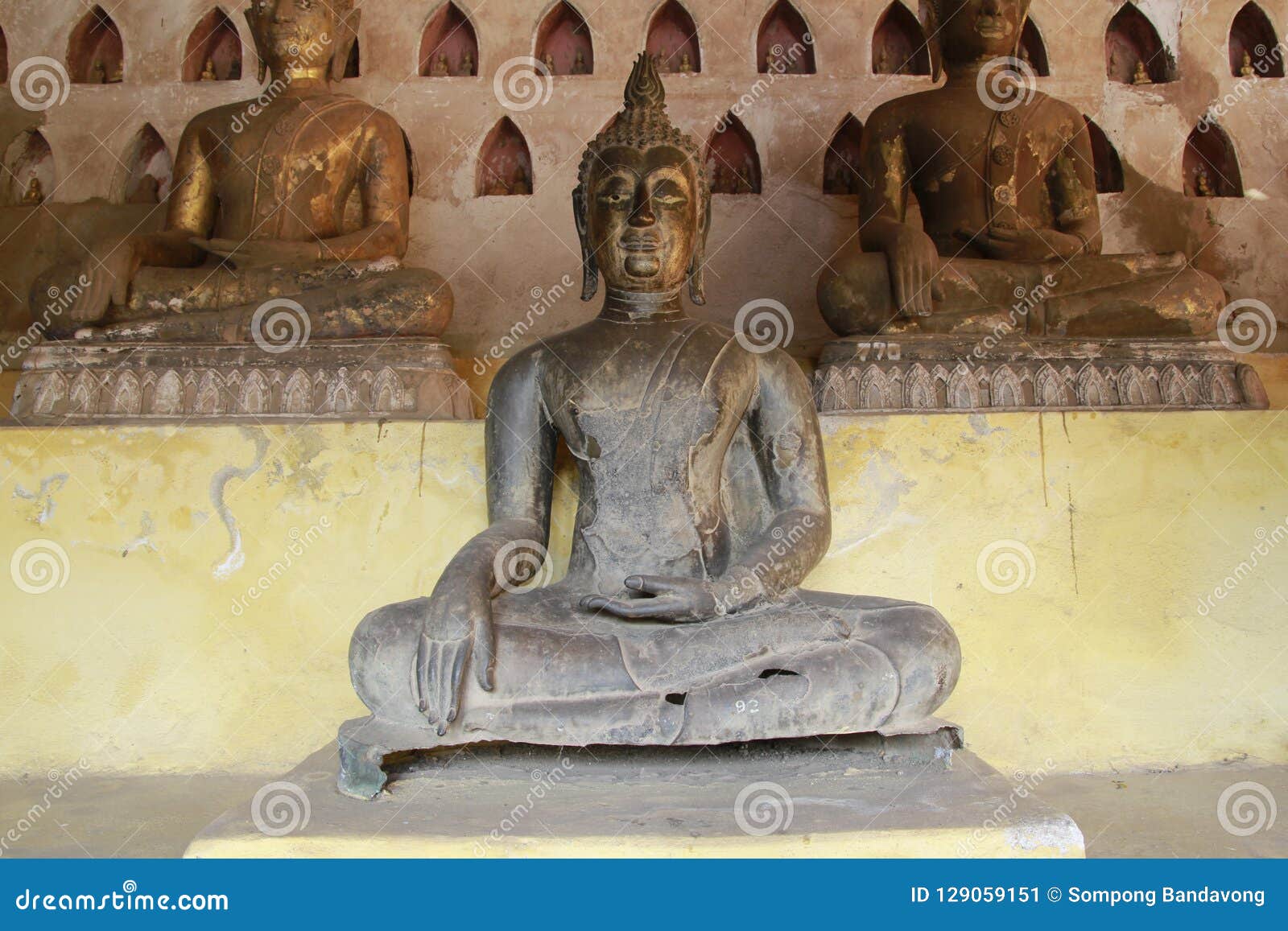 Buddha statue stock image. Image of statue, buddy, temple - 129059151