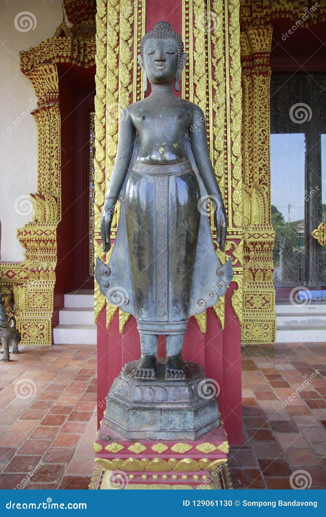 Buddha statue stock photo. Image of buddha, statue, buddy - 129061130