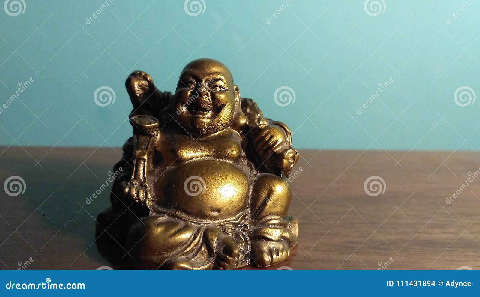 Buddha statue laughing stock photo. Image of creative - 111431894