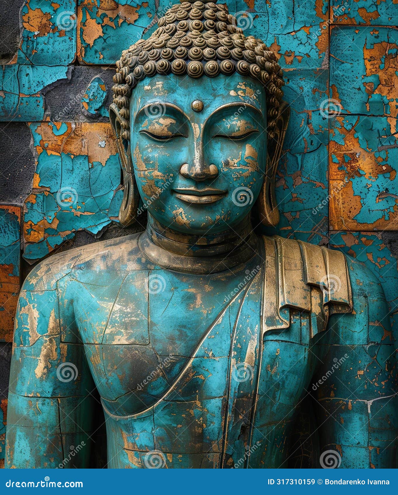 Buddha Statue Made of Stone and Concrete Symbol of Buddhism Stock Image ...
