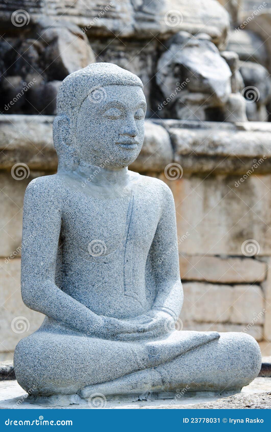 Buddha Statue in Meditation Pose Stock Image - Image of culture ...