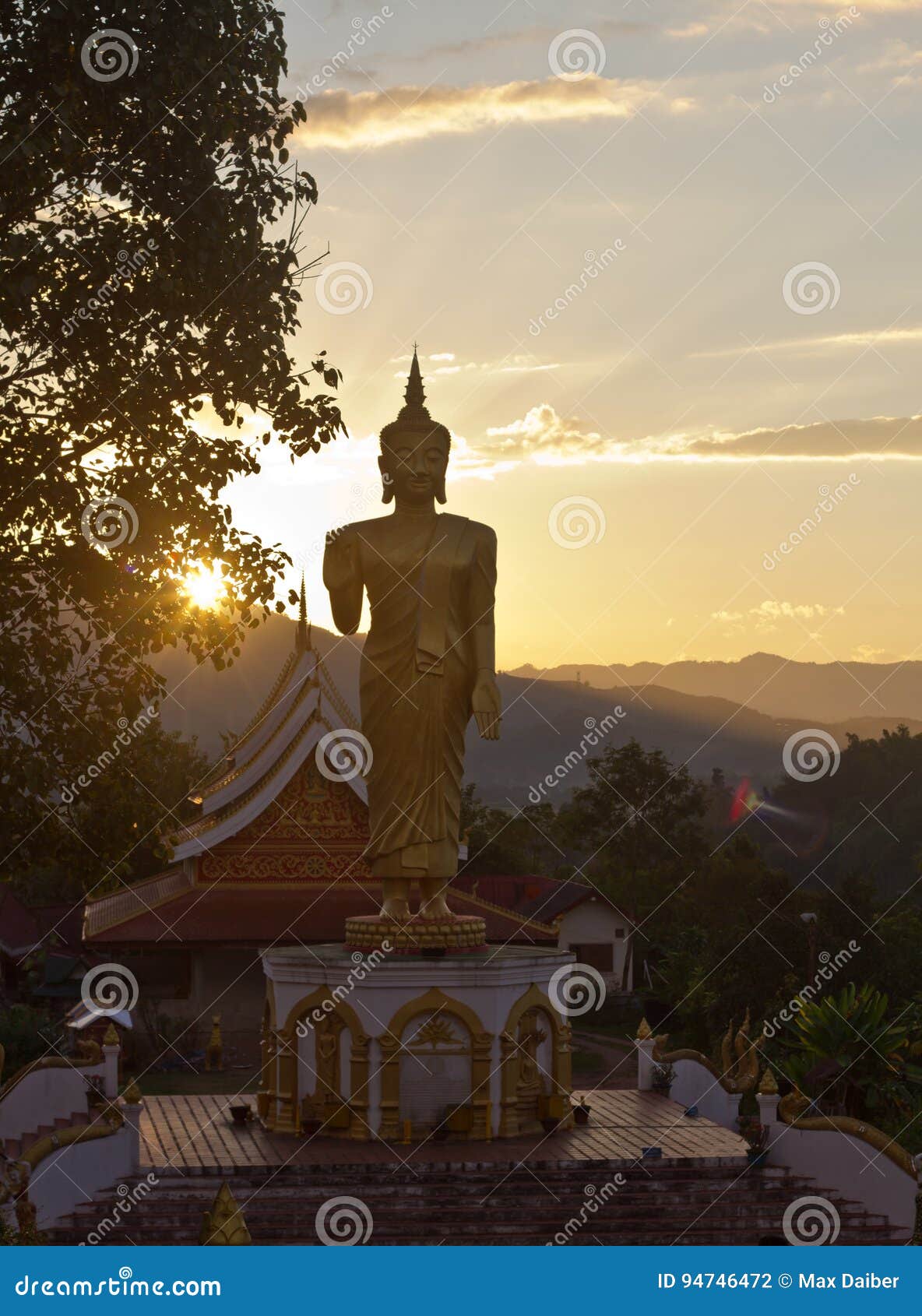 Buddha Statue in Muang Xai, Laos Stock Photo - Image of laos, culture ...