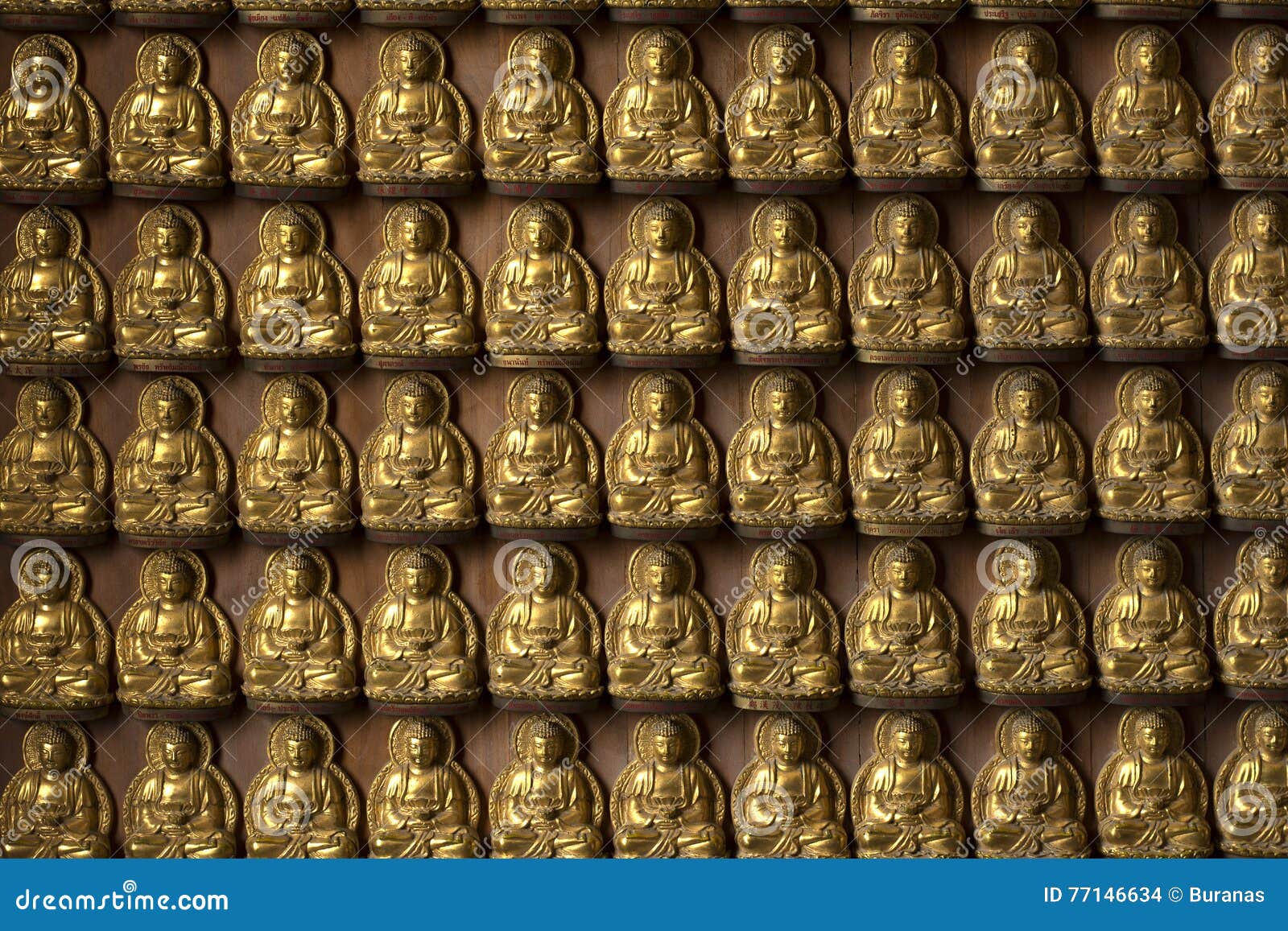 Multiple Buddhas Statue Tile Pattern Stock Photos - Free & Royalty-Free ...