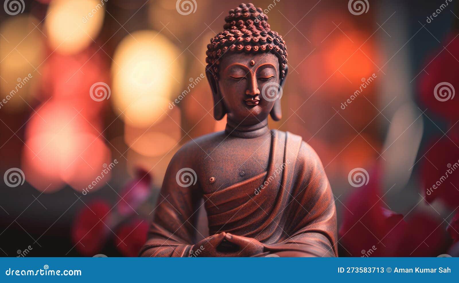 A Buddha Statue Typically Represents the Image of a Seated Buddha ...
