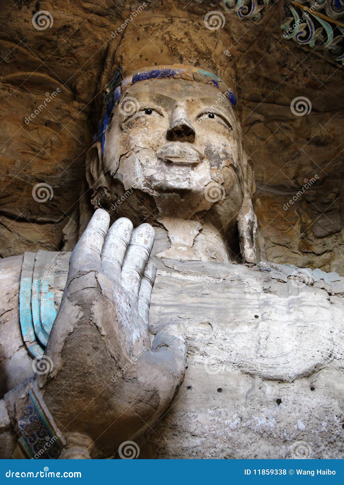 Buddha Statue in Yungang Grottoes Stock Photo - Image of statue, datong ...