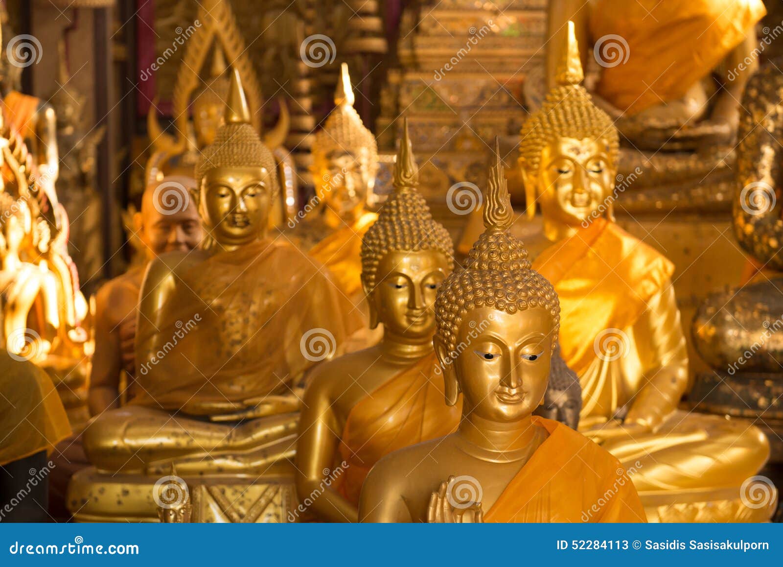 Buddha statues stock image. Image of collection, museum - 52284113