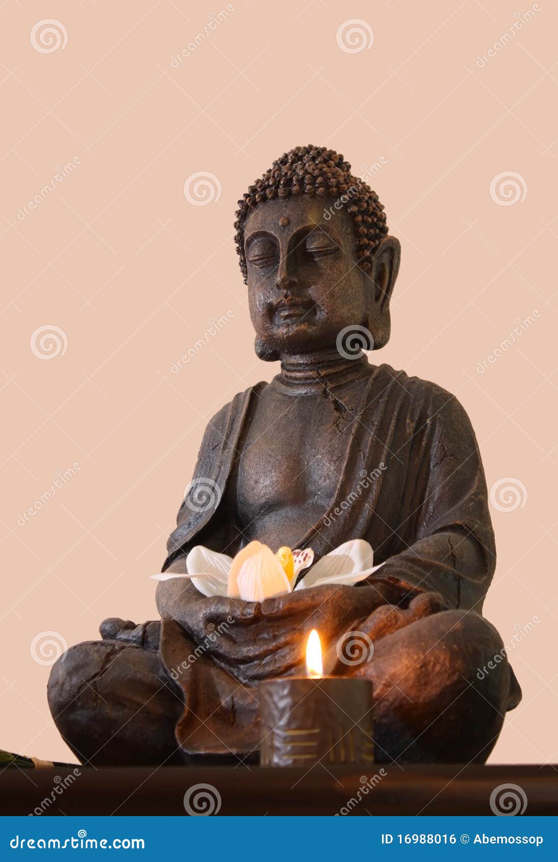 Buddha staty arkivfoto. Bild av meditera, strömförande - 16988016