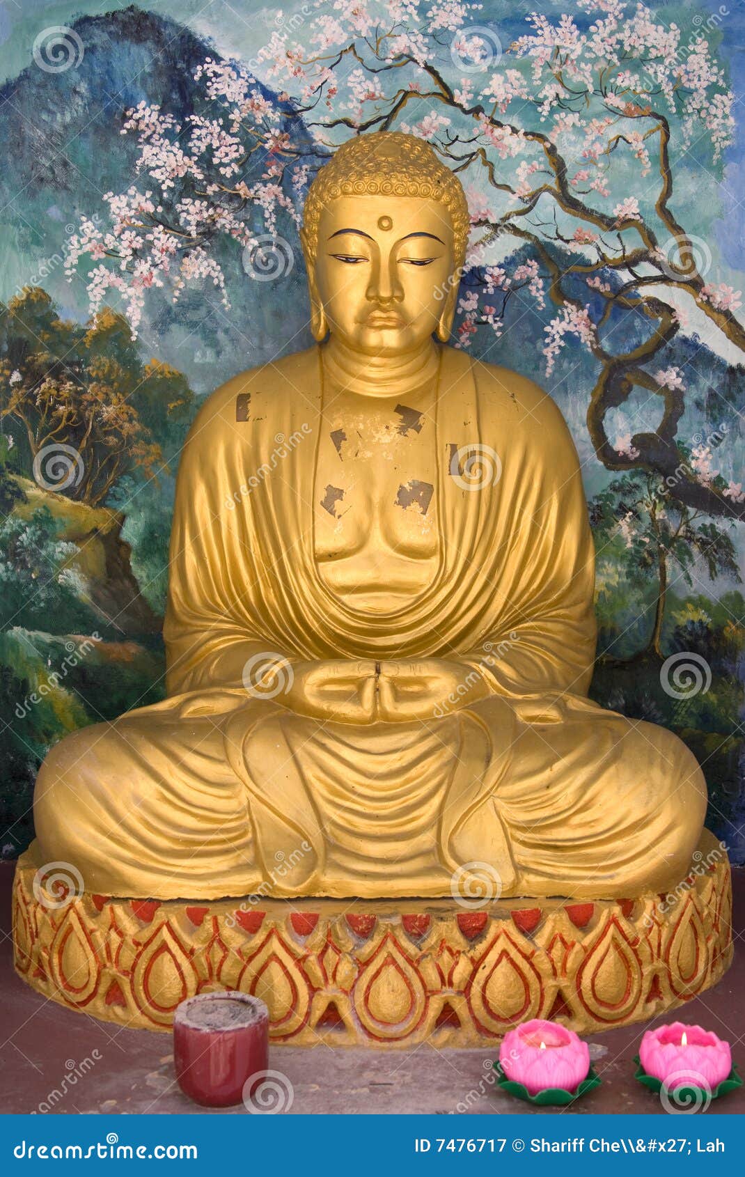 Buddha staty fotografering för bildbyråer. Bild av george - 7476717